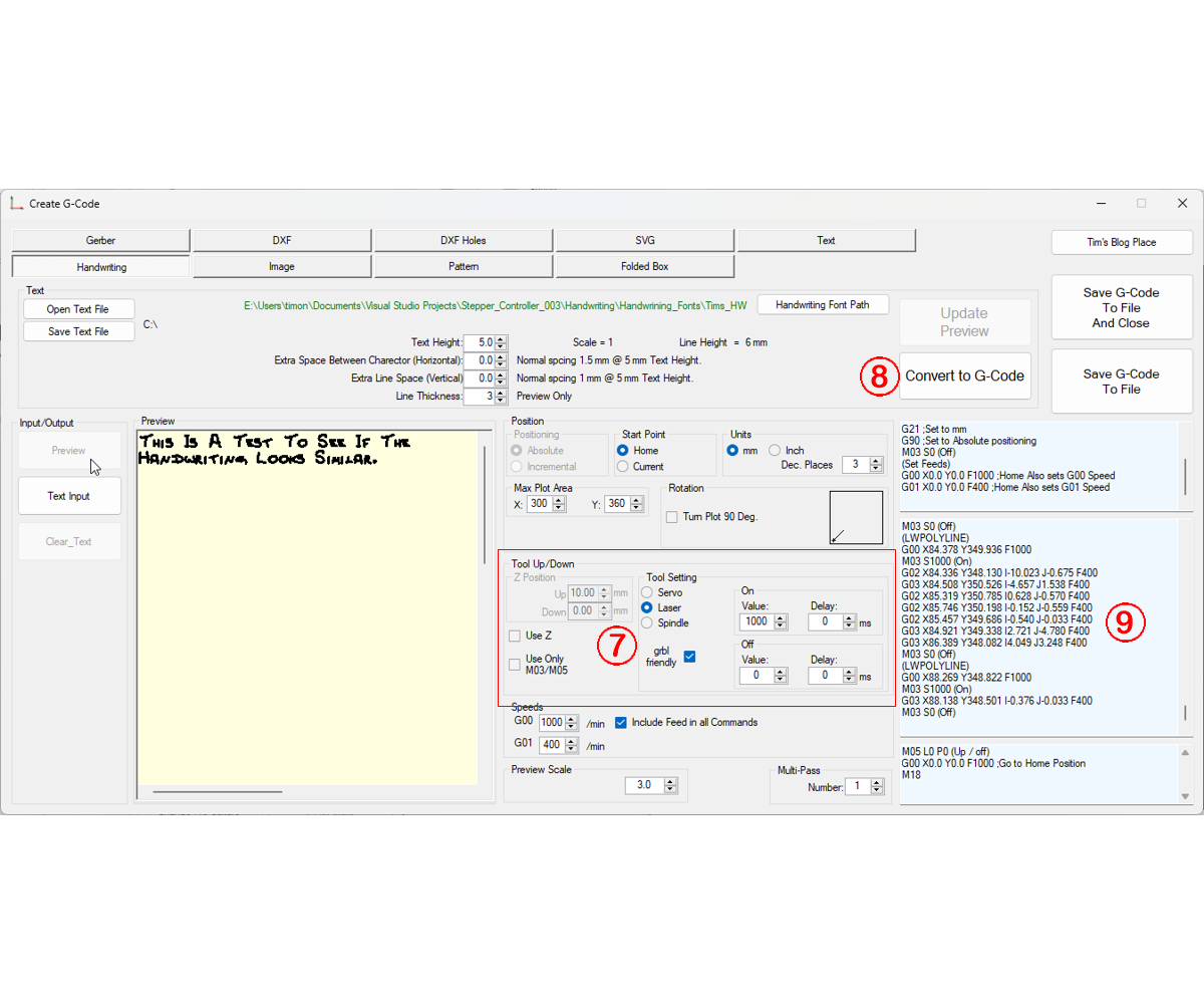 Writing Your Hand Written Text With a Plotter [G-Code] : 4 Steps (with ...