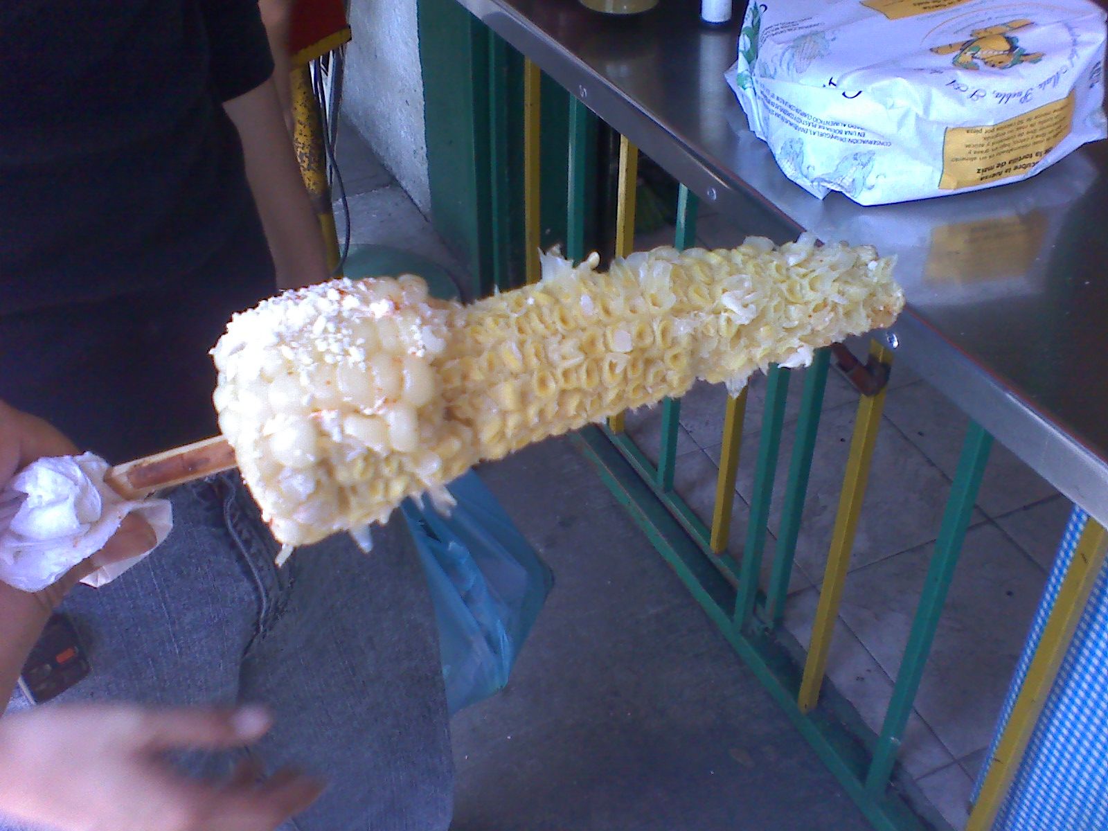 Corn on the Cob... on the Stick!! Mexican Style Elote!! : 6 Steps ...