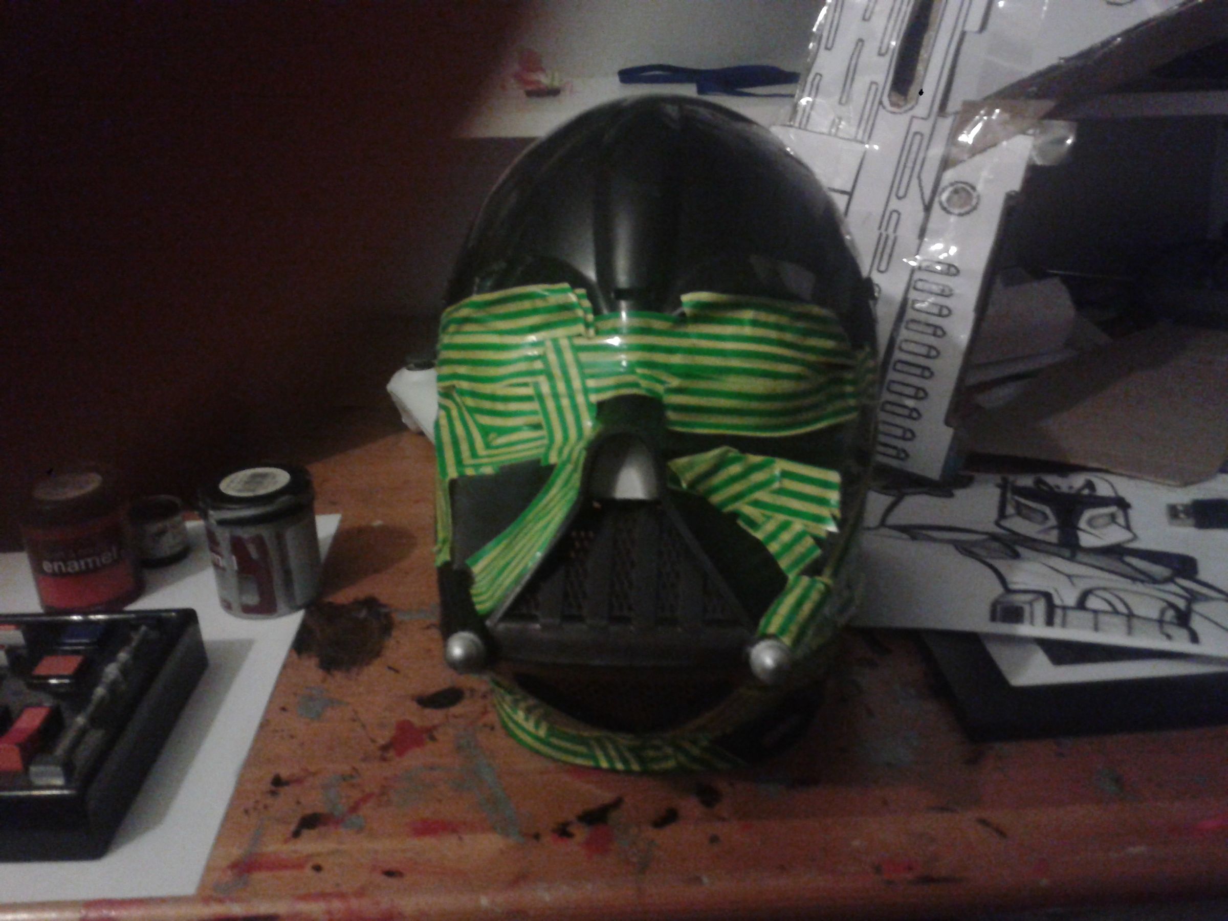 How to Make an Authentic Looking ESB Darth Vader Helmet : 6 Steps ...