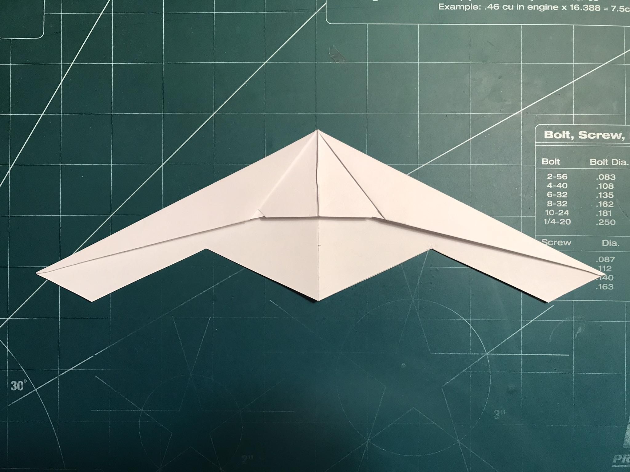 How to Make the Northrop Grumman B-21 Raider Paper Airplane : 12 Steps ...