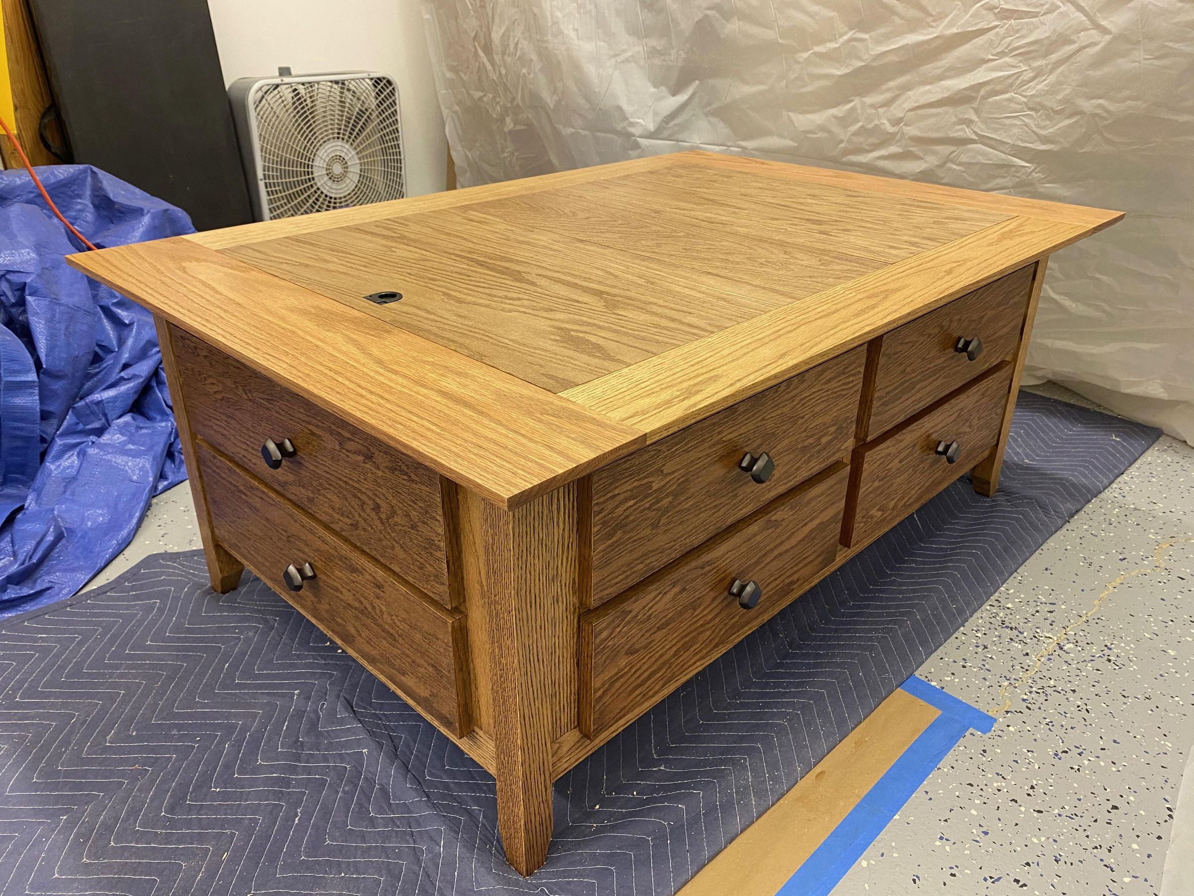 Gaming Coffee Table With Hidden Gaming Area : 4 Steps (with Pictures ...