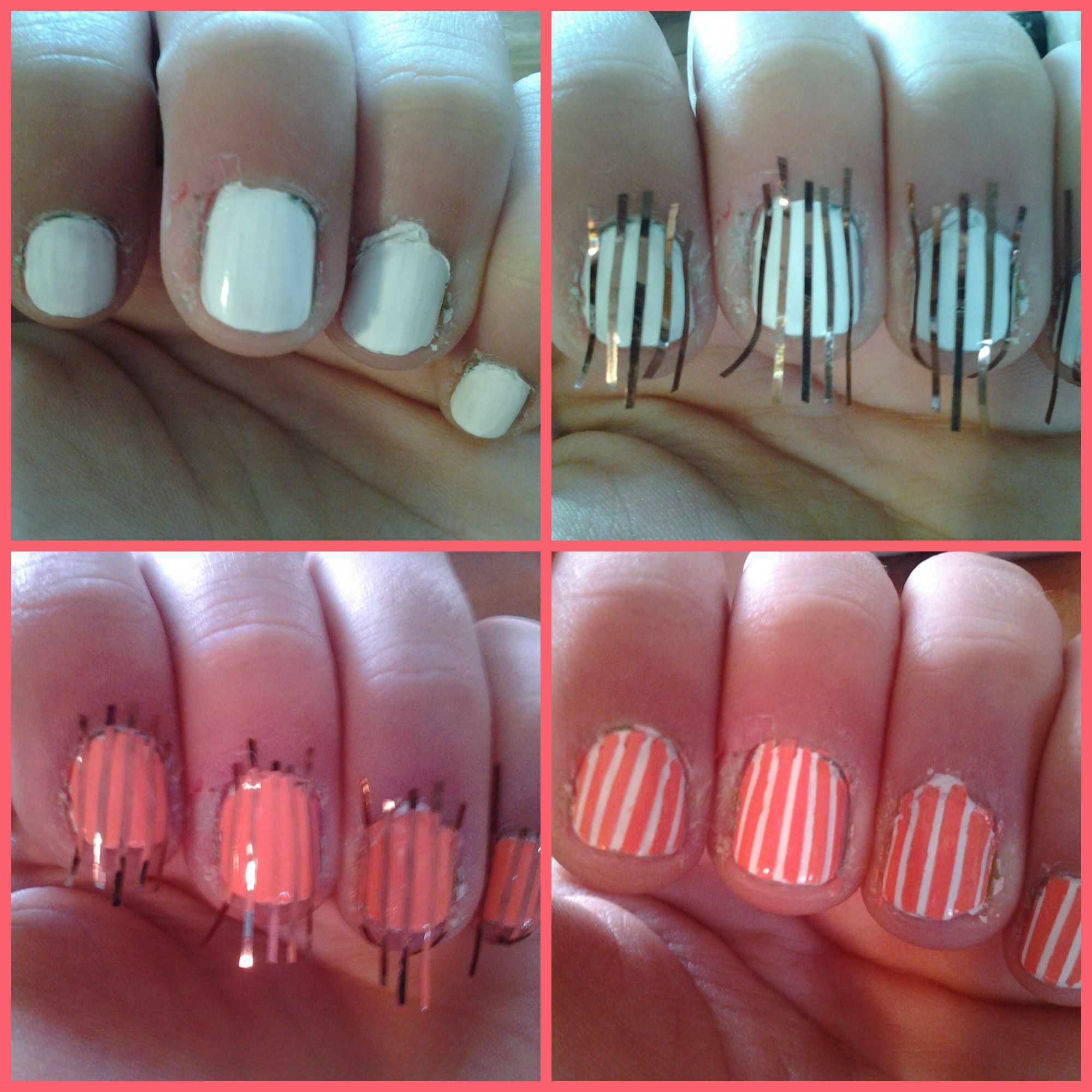 Eiffel Tower Nails (Stripes) - Instructables