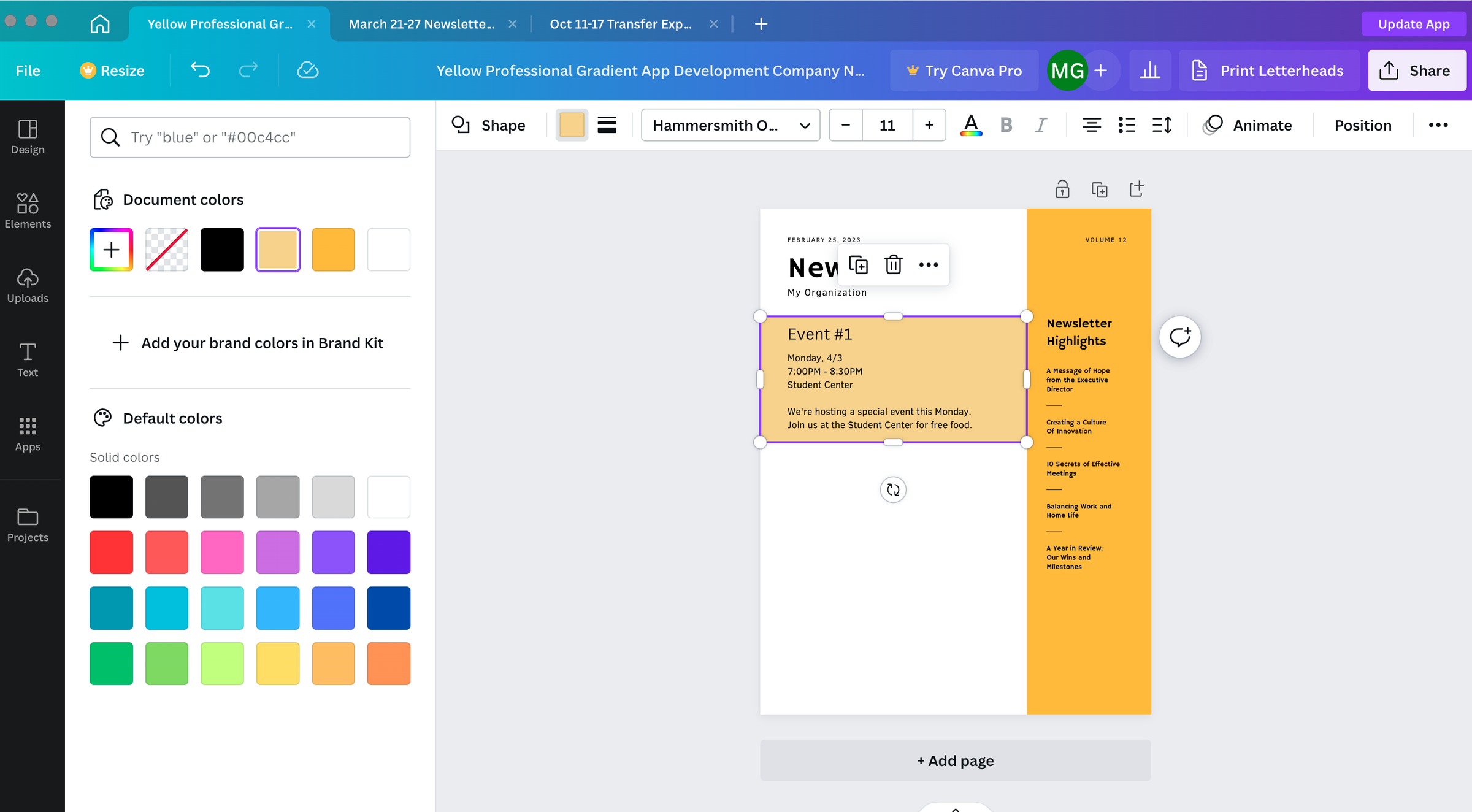 How to Make a One-page Newsletter on Canva : 6 Steps - Instructables