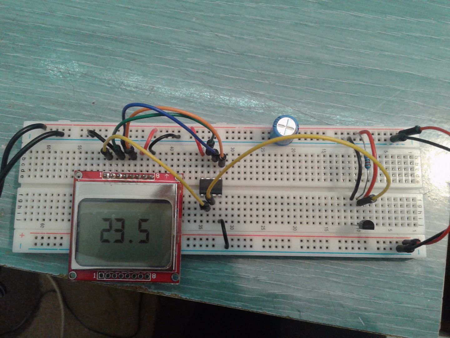 Attiny85 5110LCD DS18B20 Thermometer : 6 Steps - Instructables
