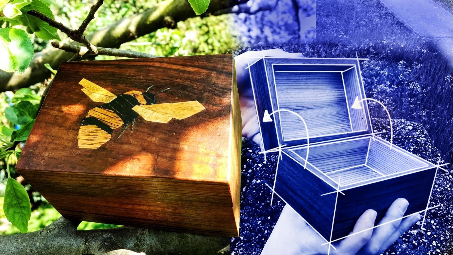 Truely Invisible Hinged Box With Bumblebee Topping : 8 Steps (with ...