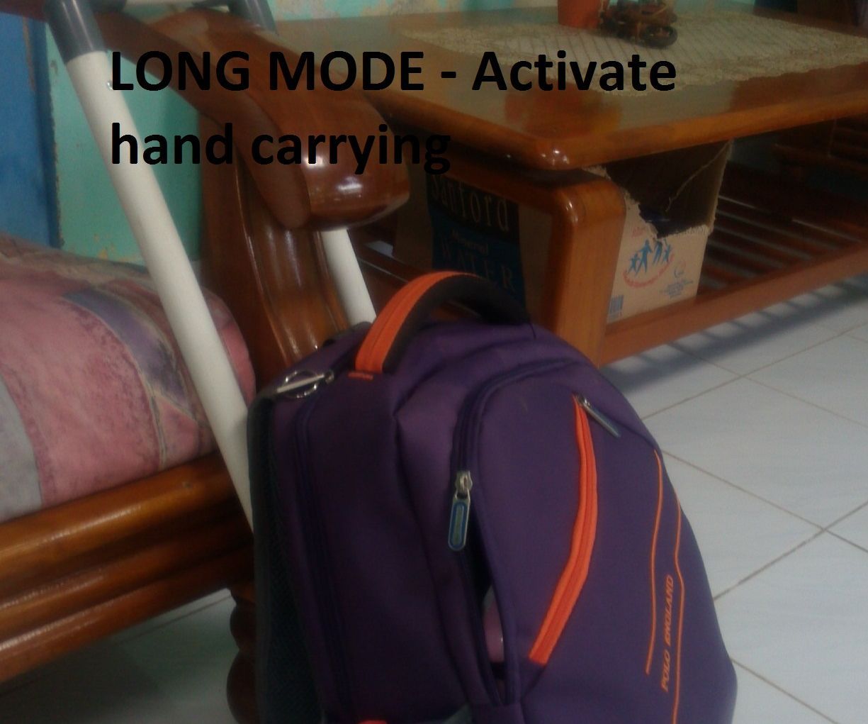 PVC Portable Adjustable Bag Trolley : 7 Steps (with Pictures ...