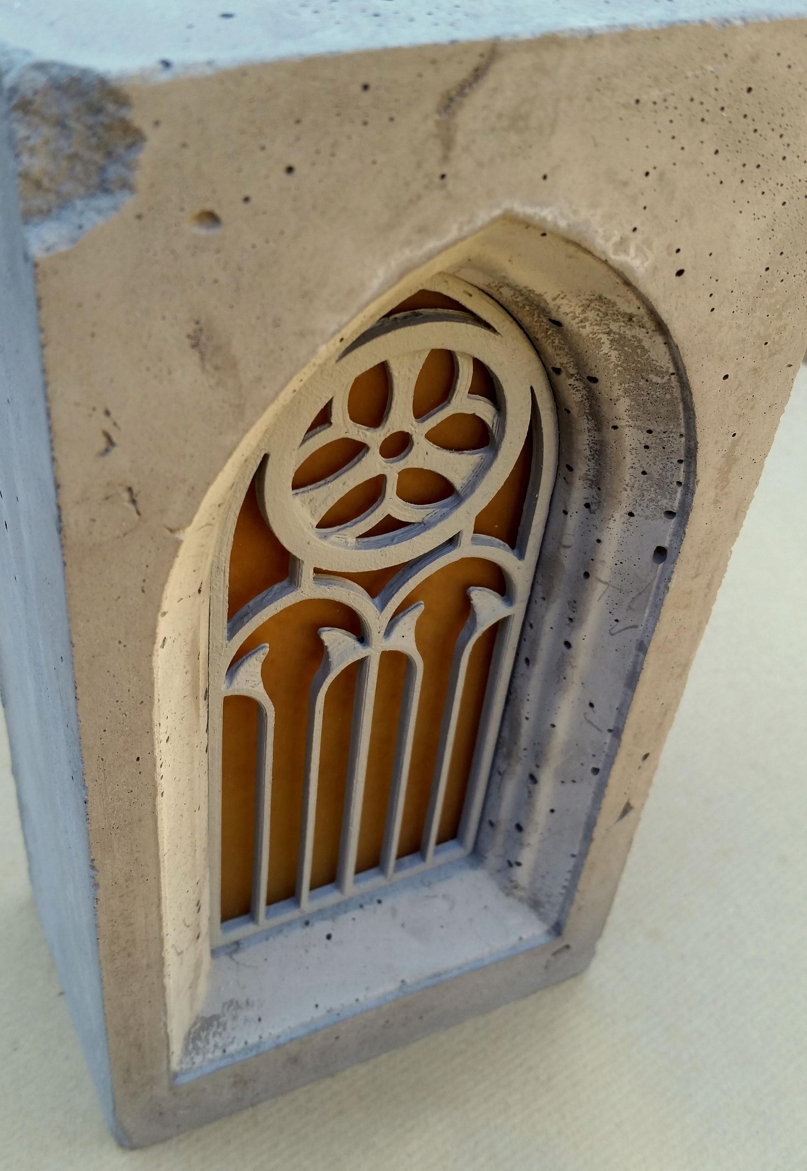 Solar Concrete Gothic Window Lamp (Remix) : 11 Steps (with Pictures ...