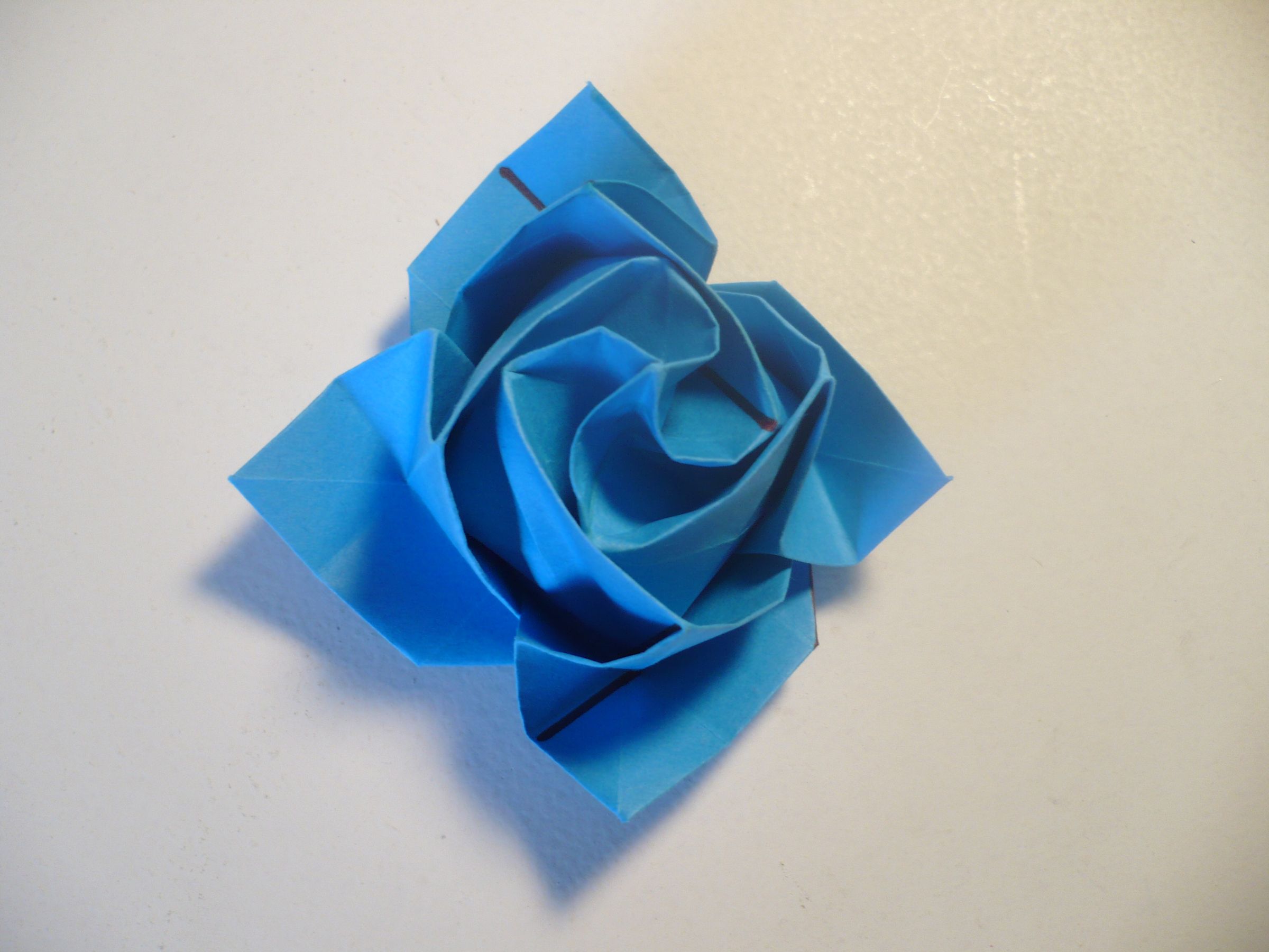 Origami Instructions Easy Rose
