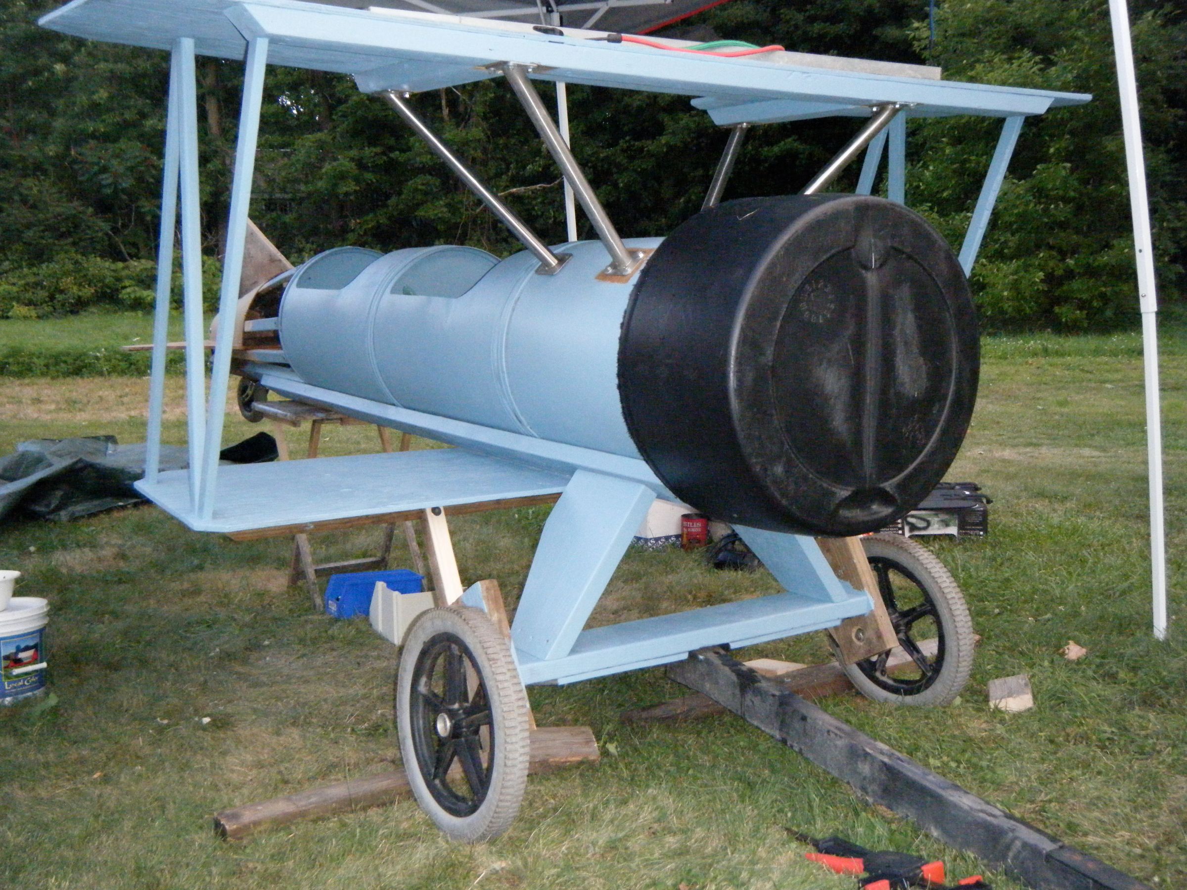 Cardboard Barrel Biplane. the Flyin' Lion : 23 Steps (with Pictures ...