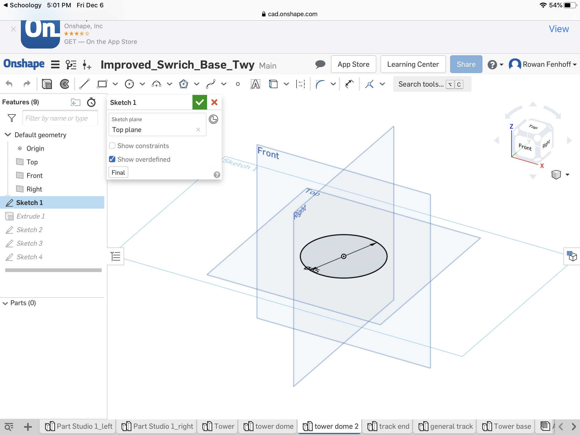 3D Printed Dome on Onshape : 9 Steps - Instructables