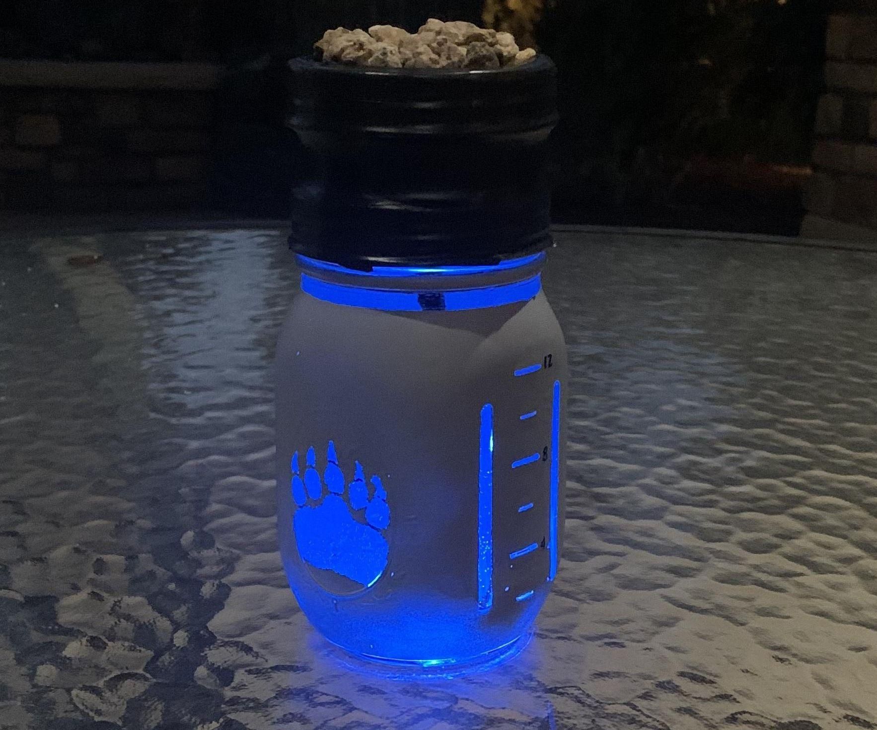 DIY LED Light Up Mason Jar Center Piece : 4 Steps - Instructables