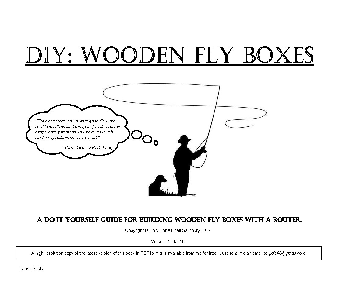 How to Build a Wooden Fly Box With a Router : 42 Steps - Instructables