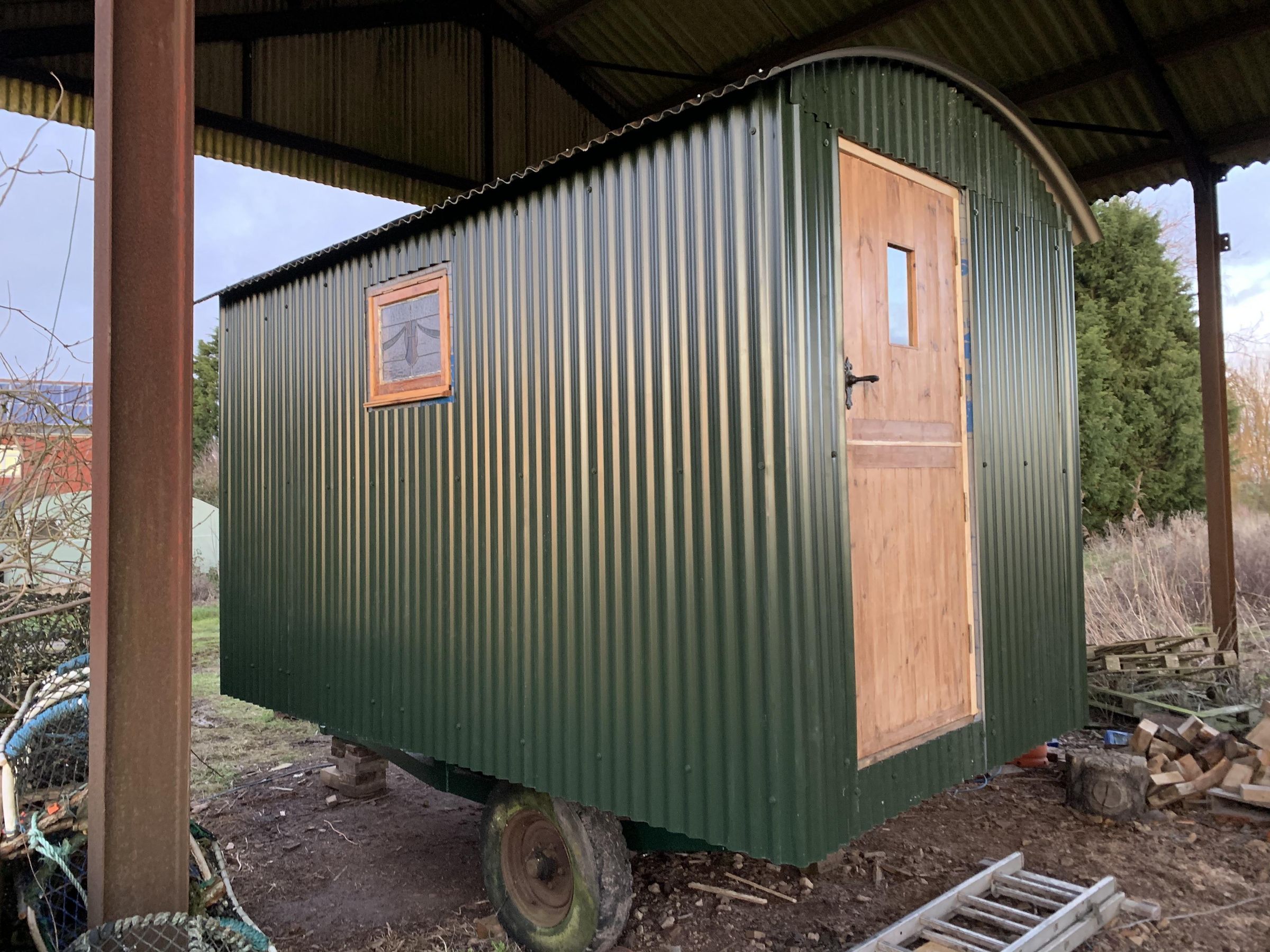 Self Build Shepherds Hut. Step by Step With Photos. Off Grid Living ...