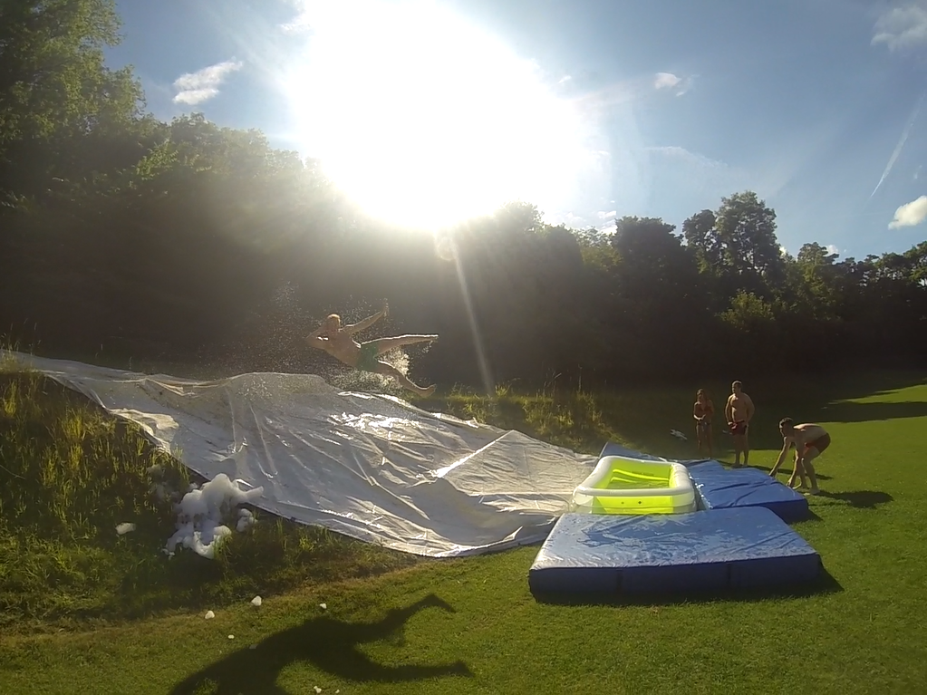 How to Make an Awesome Slip and Slide and How to Ride It by Just Make ...