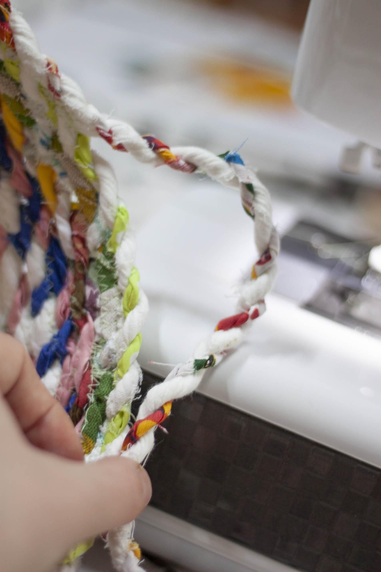 Boho Basket From a Homemade Coiled Rope : 5 Steps (with Pictures ...