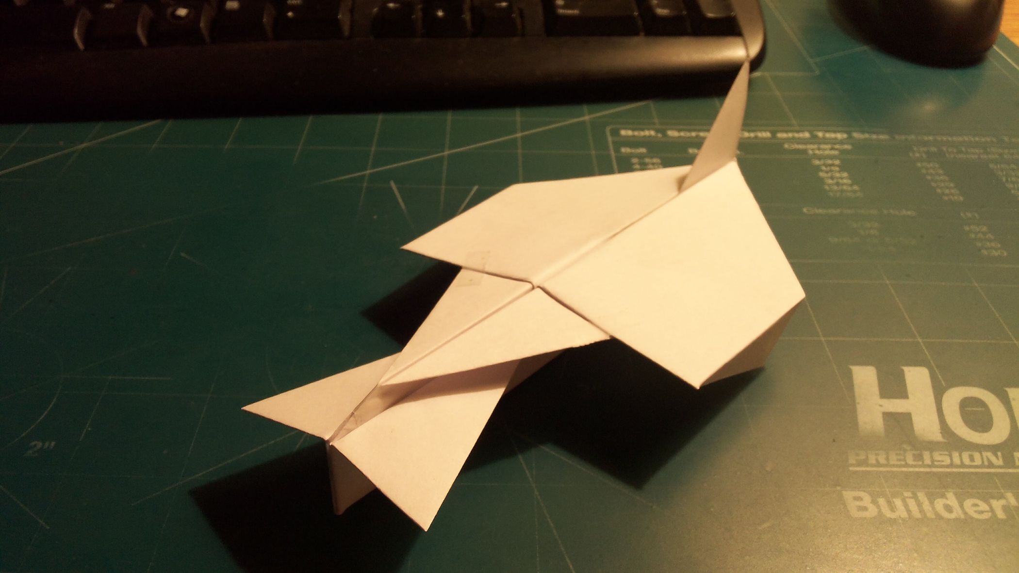 How to Make the Vengeance Paper Airplane : 6 Steps - Instructables
