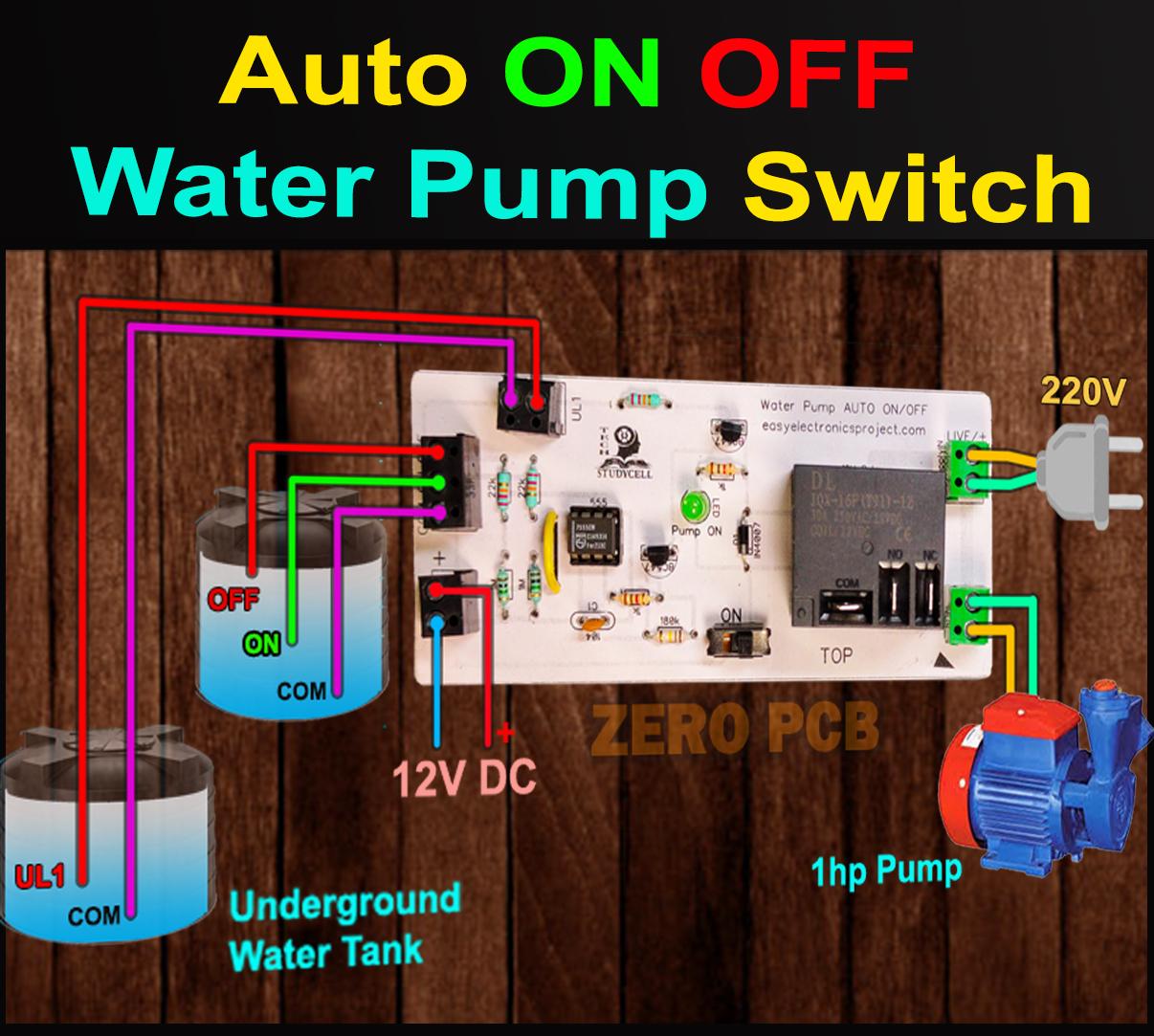 Automatic Water Level Controller for Submersible Pump and Overhead Tank ...