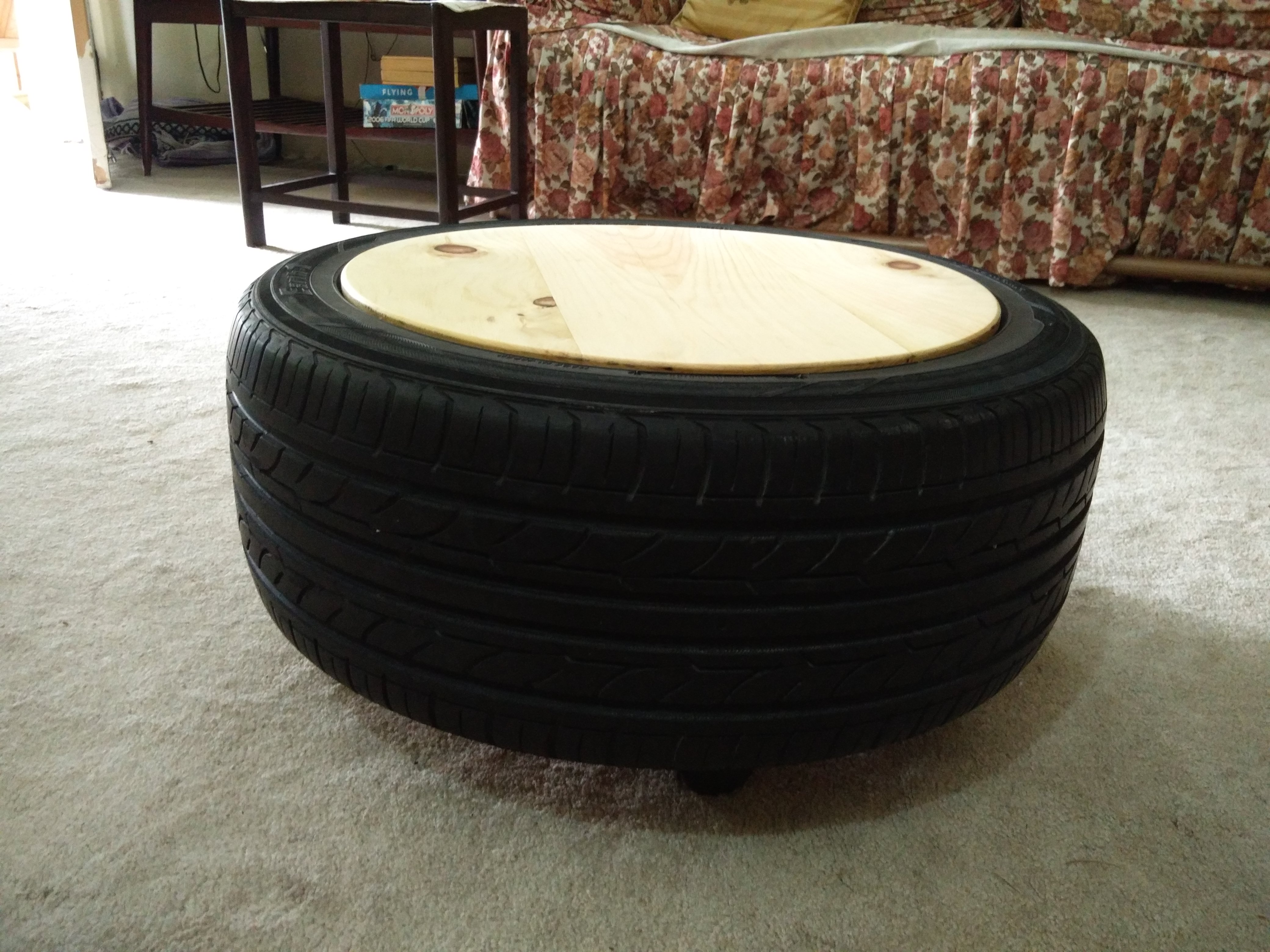 Car Tyre Coffee Table : 8 Steps (with Pictures) - Instructables