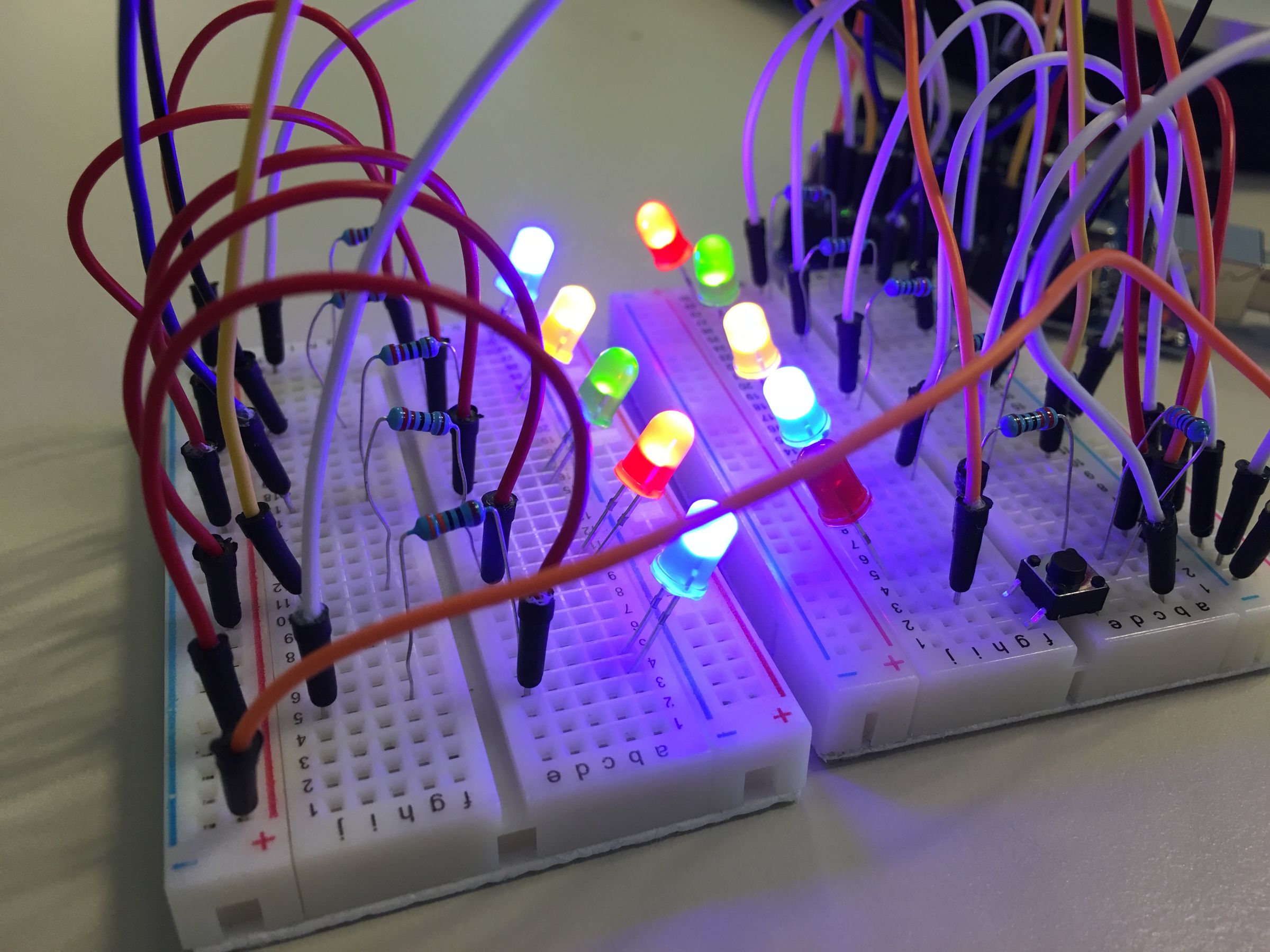 Happy Hack: LEDs and a Pushbutton : 11 Steps - Instructables