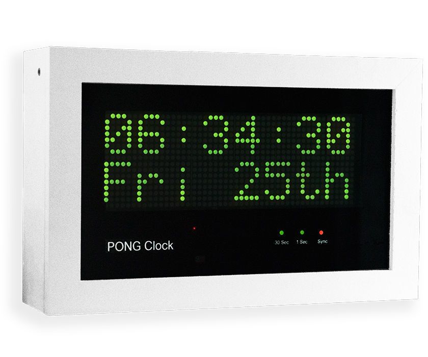 Pong Clock With Case : 11 Steps (with Pictures) - Instructables