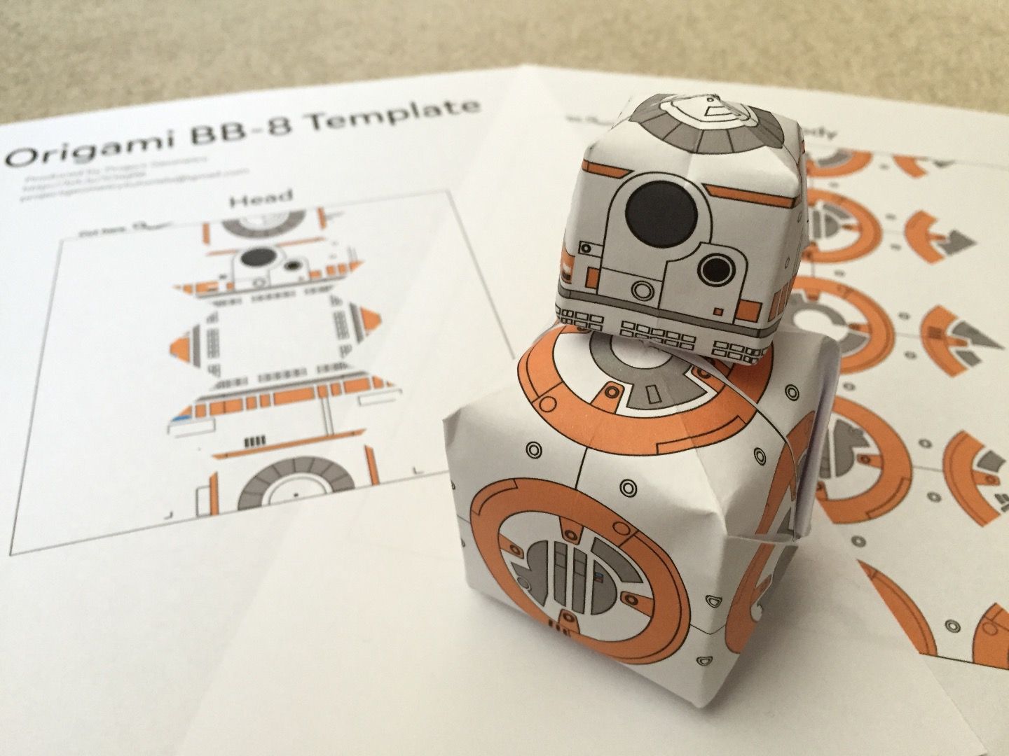 Origami BB-8 : 16 Steps (with Pictures) - Instructables