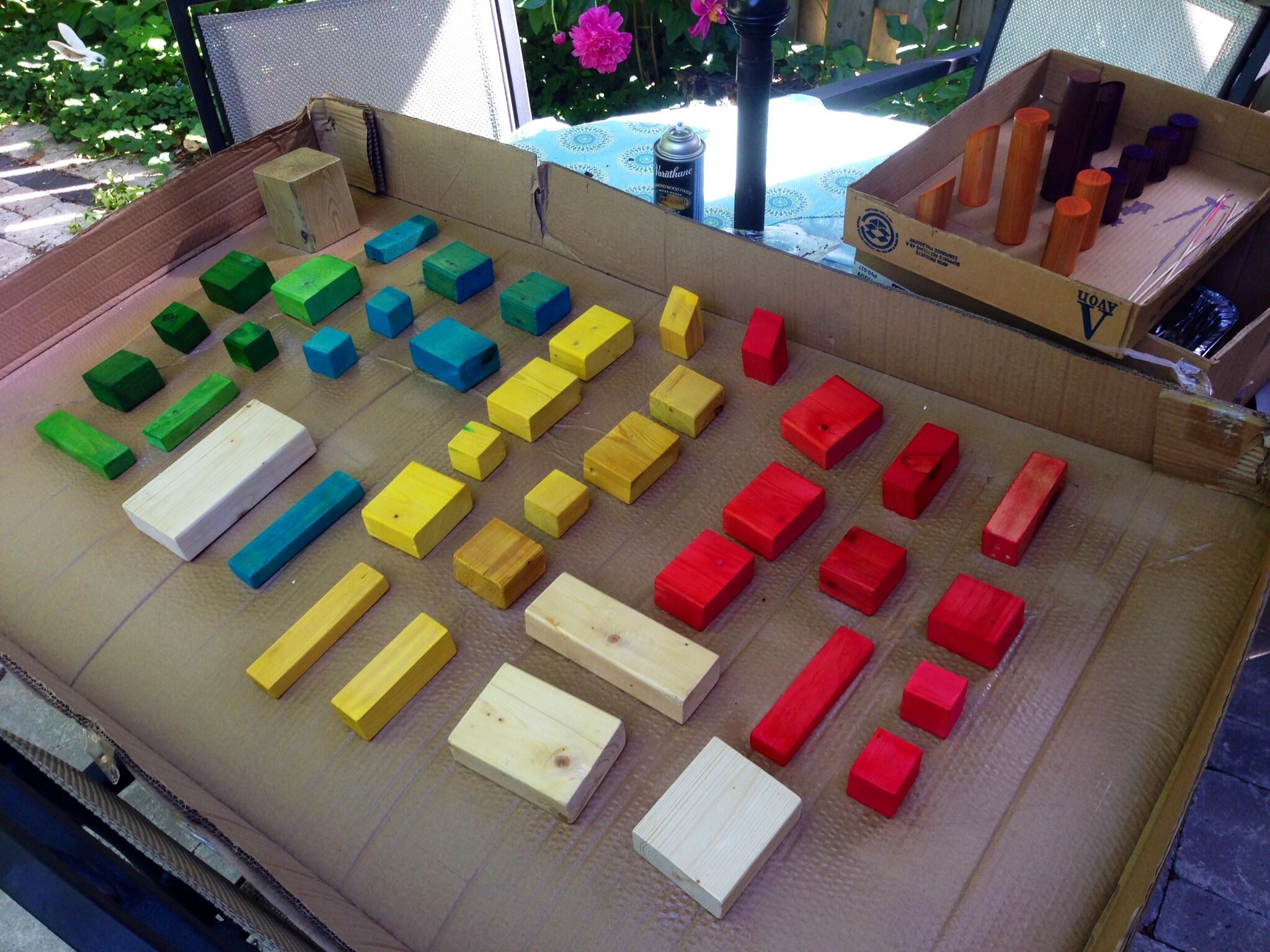 Colored Wooden Blocks : 4 Steps - Instructables