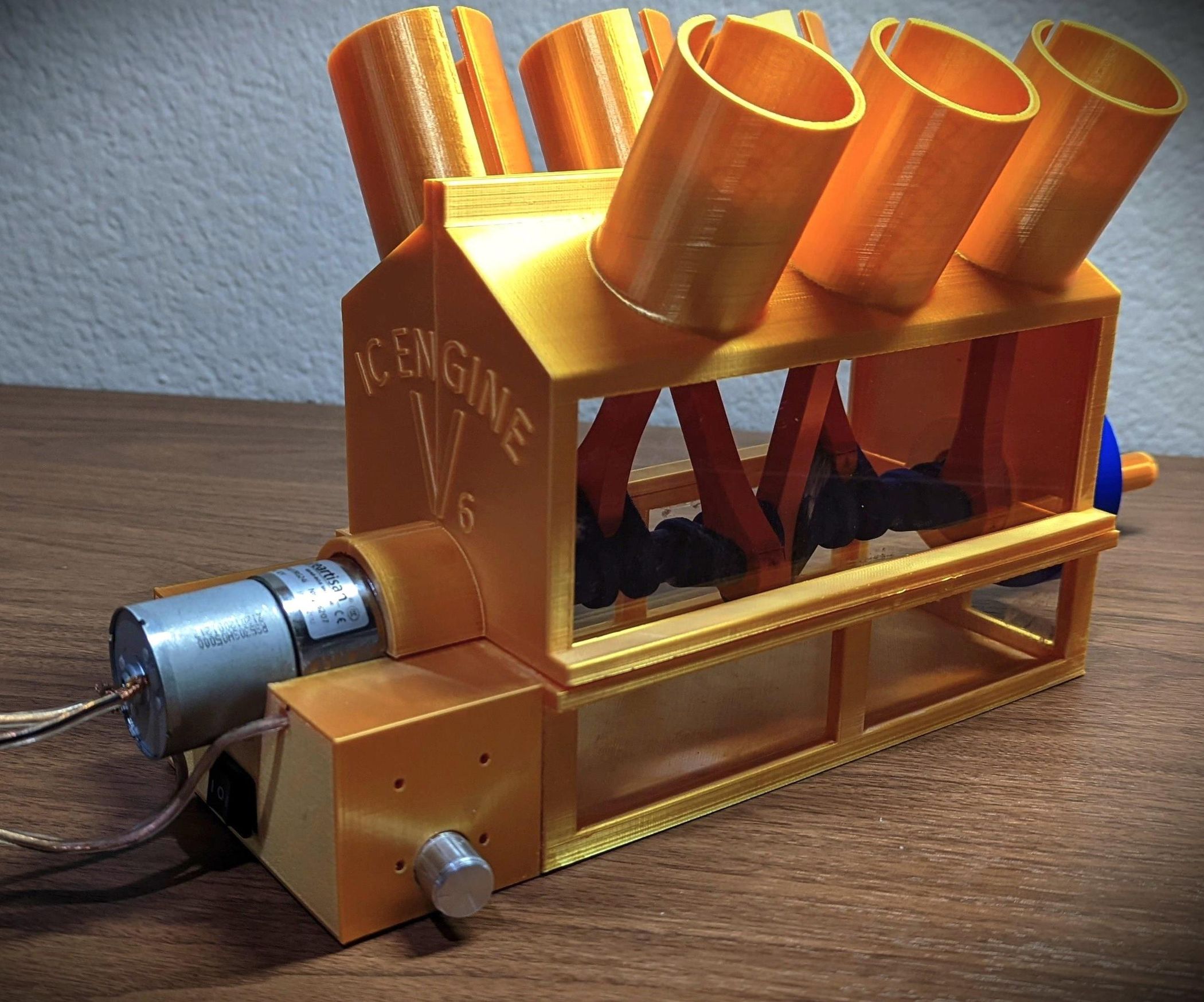 3D Printed - V6 Internal Combustion Engine : 12 Steps (with Pictures ...
