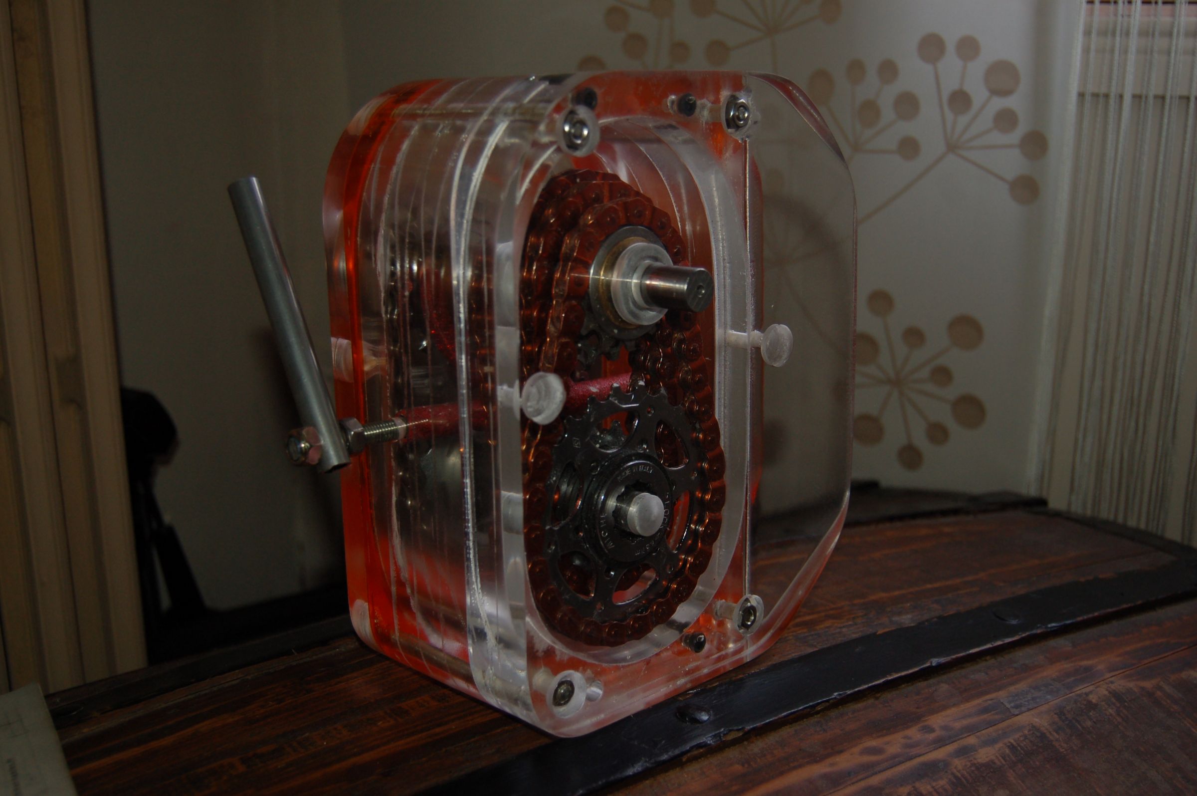 Transparent Gearbox on a Homemade Bicycle : 10 Steps (with Pictures ...