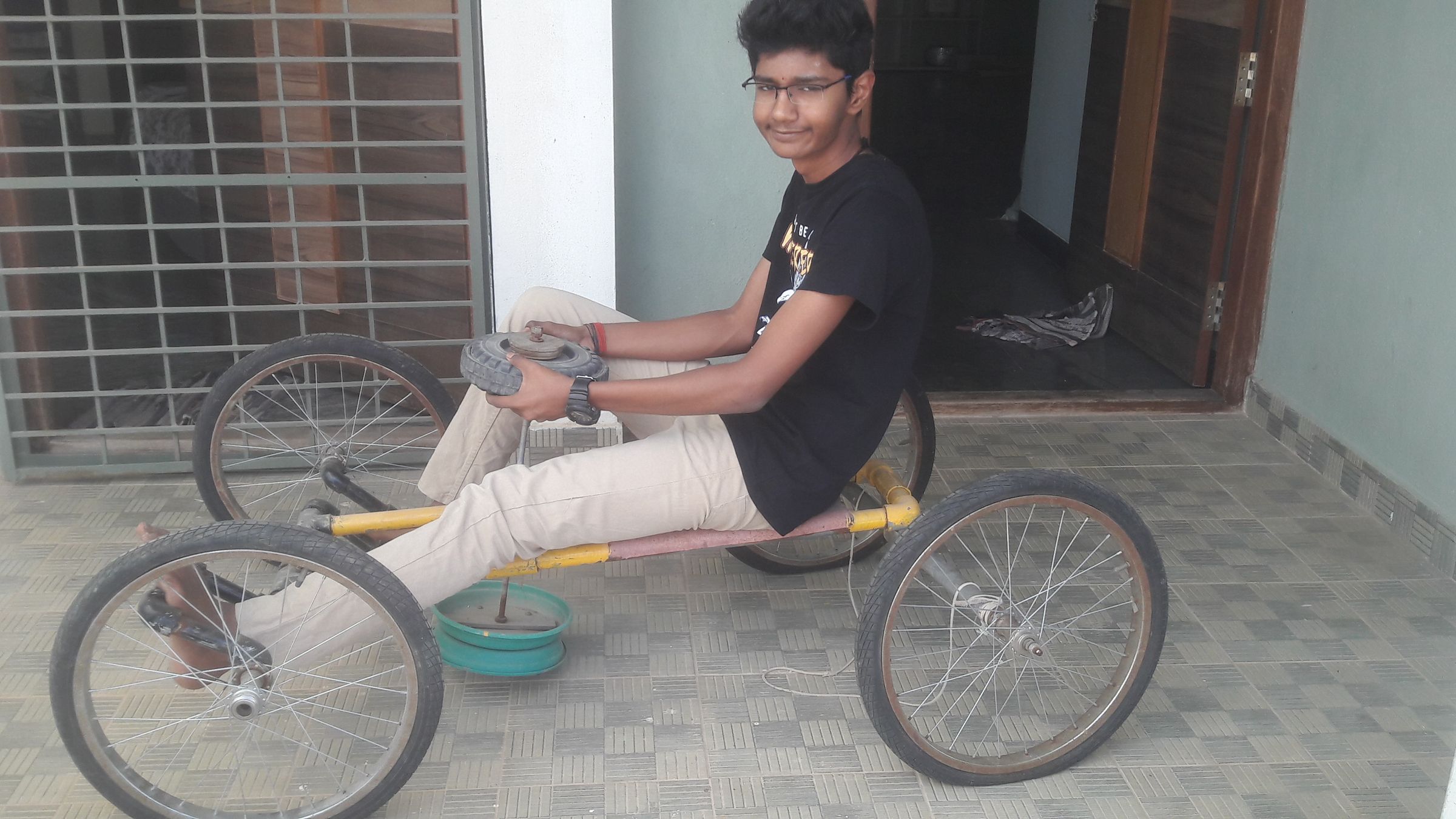 Pedal Kart Made From Old Pipes : 7 Steps - Instructables