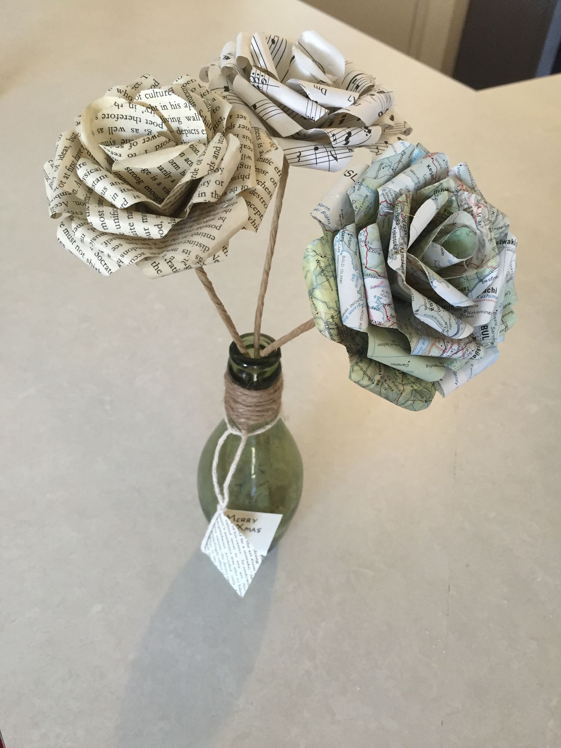 Book Page Roses : 5 Steps (with Pictures) - Instructables