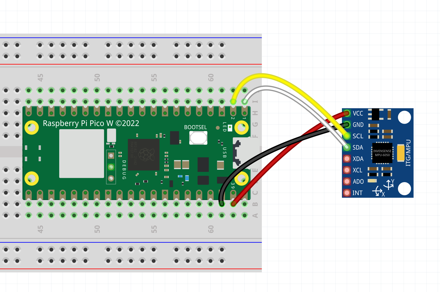 How to Use MPU6050 With Raspberry Pi Pico or Pico W - Instructables