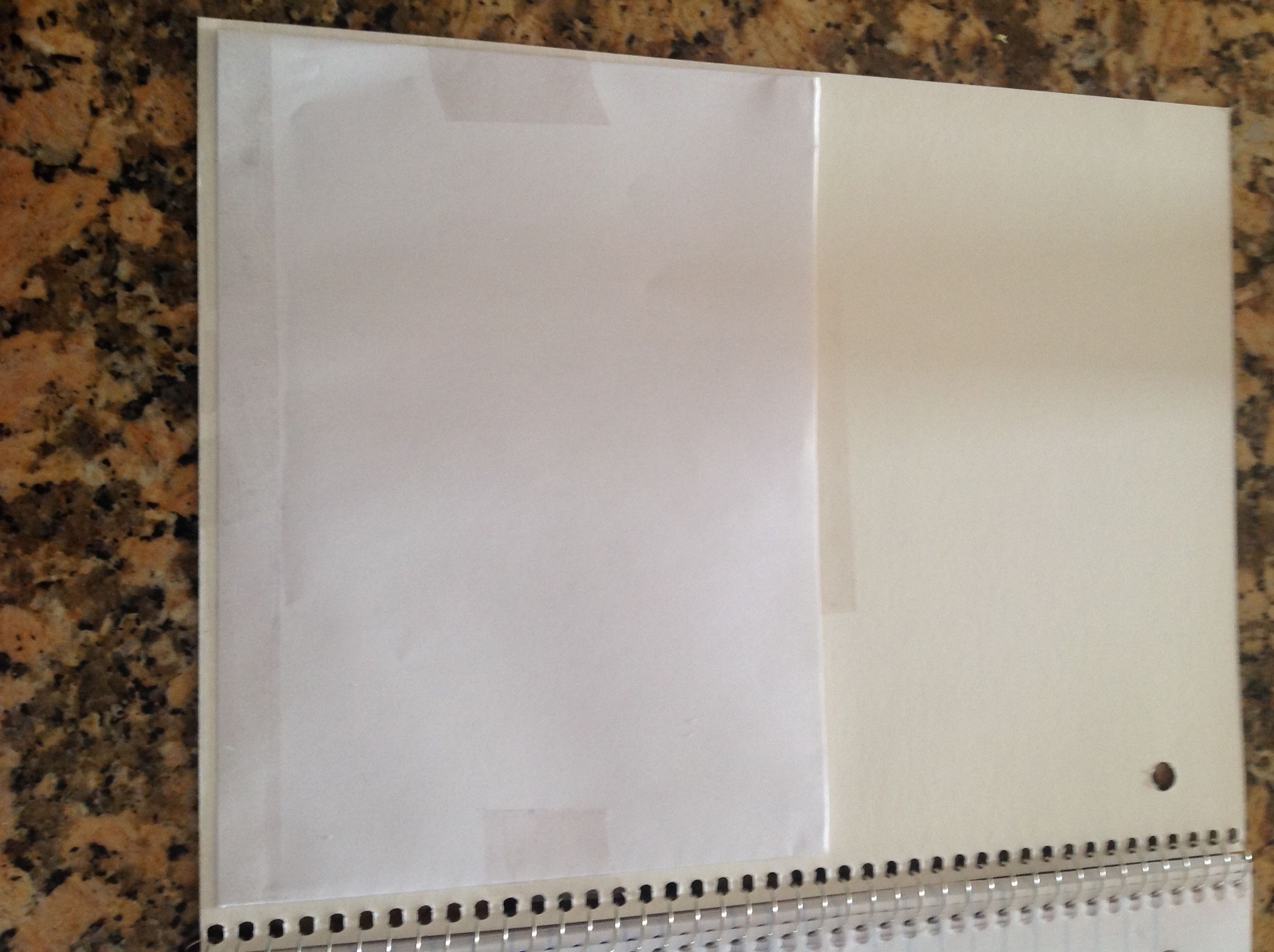 How Make a Paper Pocket/sleeve in a Notebook - Instructables