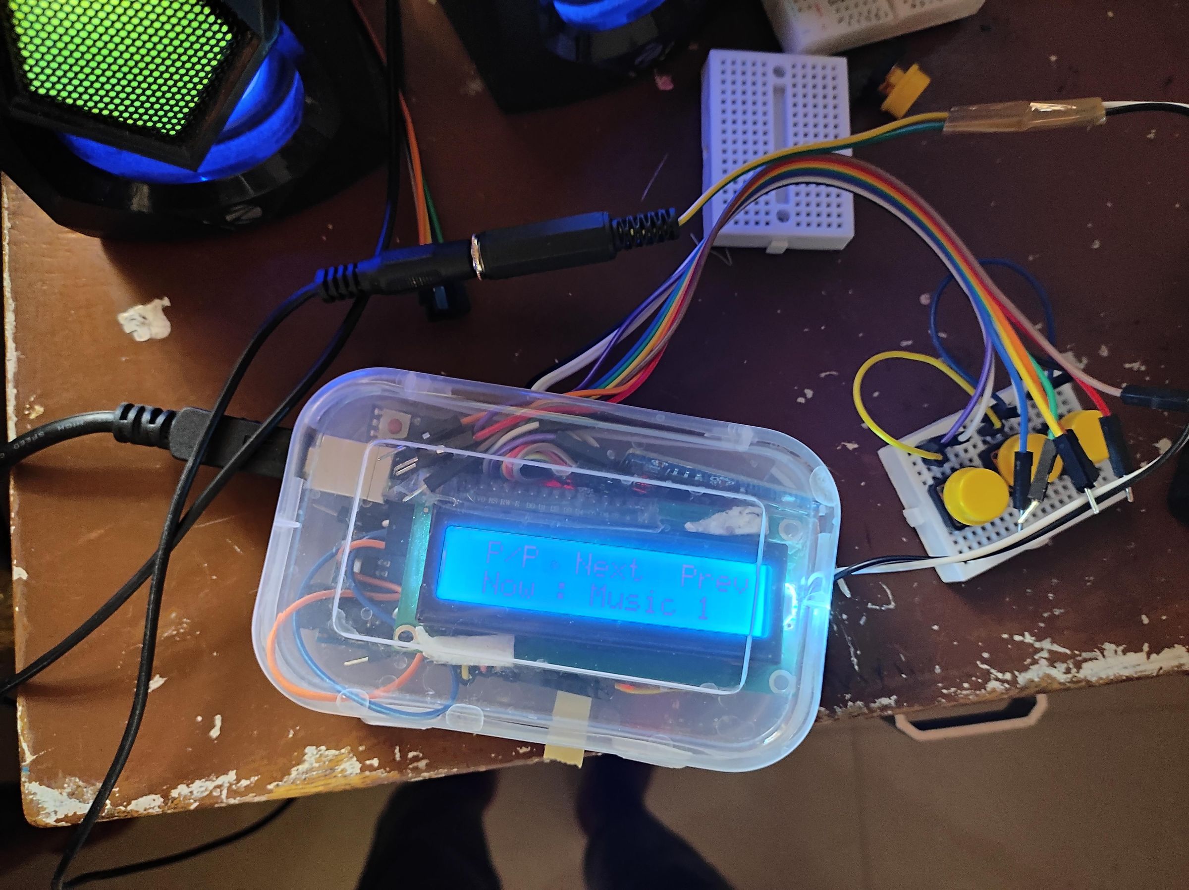 Arduino Music Player With LCD , Buttons and SD Card Module & Speaker ...