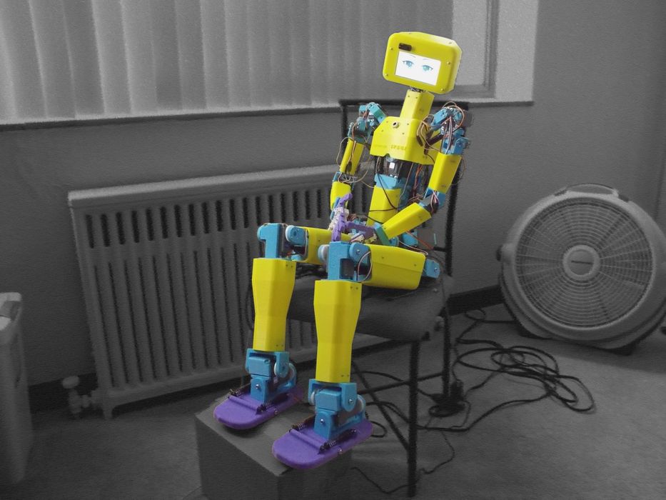 ASPIR: Full-Size 3D-Printed Humanoid Robot : 80 Steps (with Pictures ...
