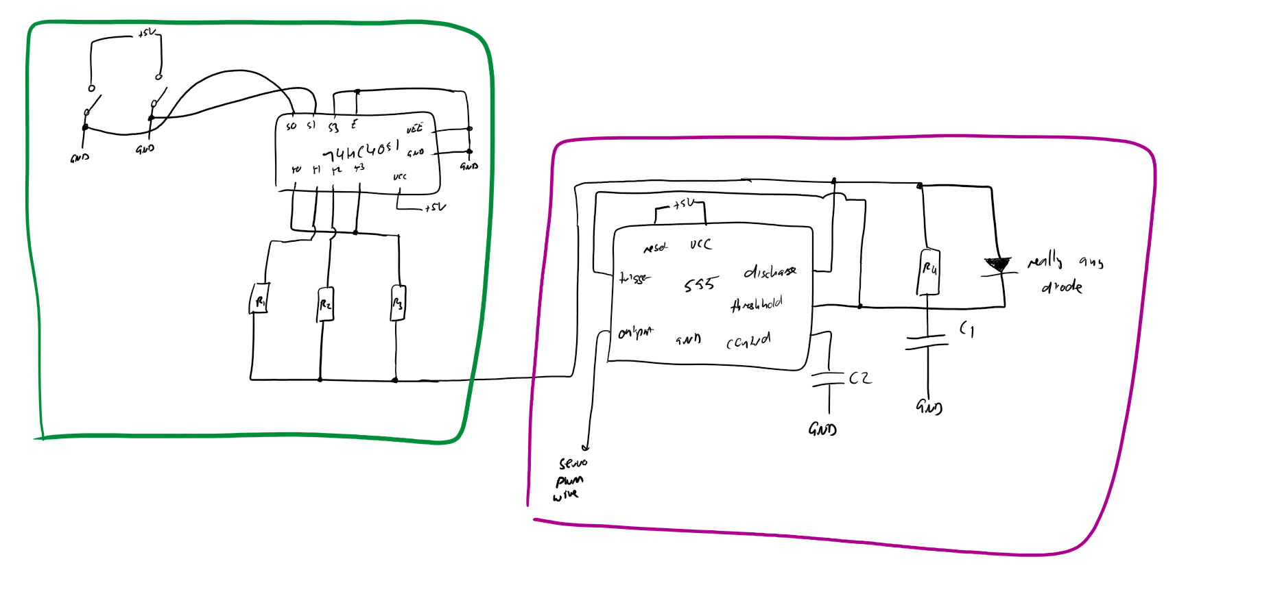 Binary Input to Servo Input (555 Timer) - Instructables