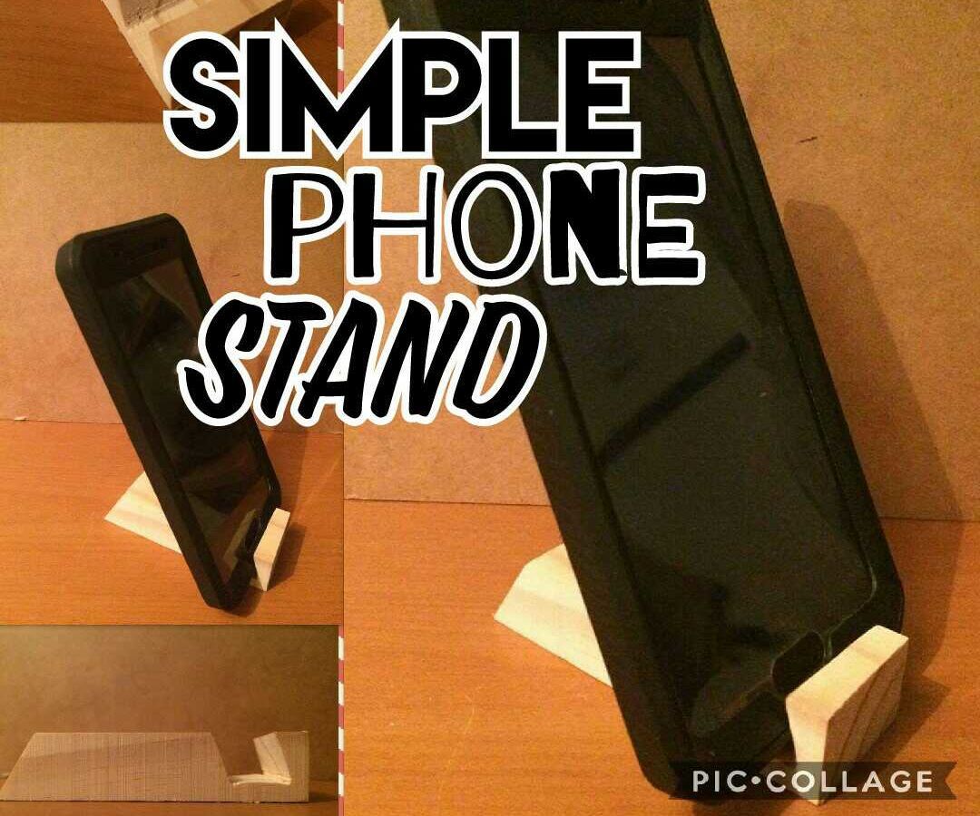 Simple Phone Stand : 4 Steps (with Pictures) - Instructables