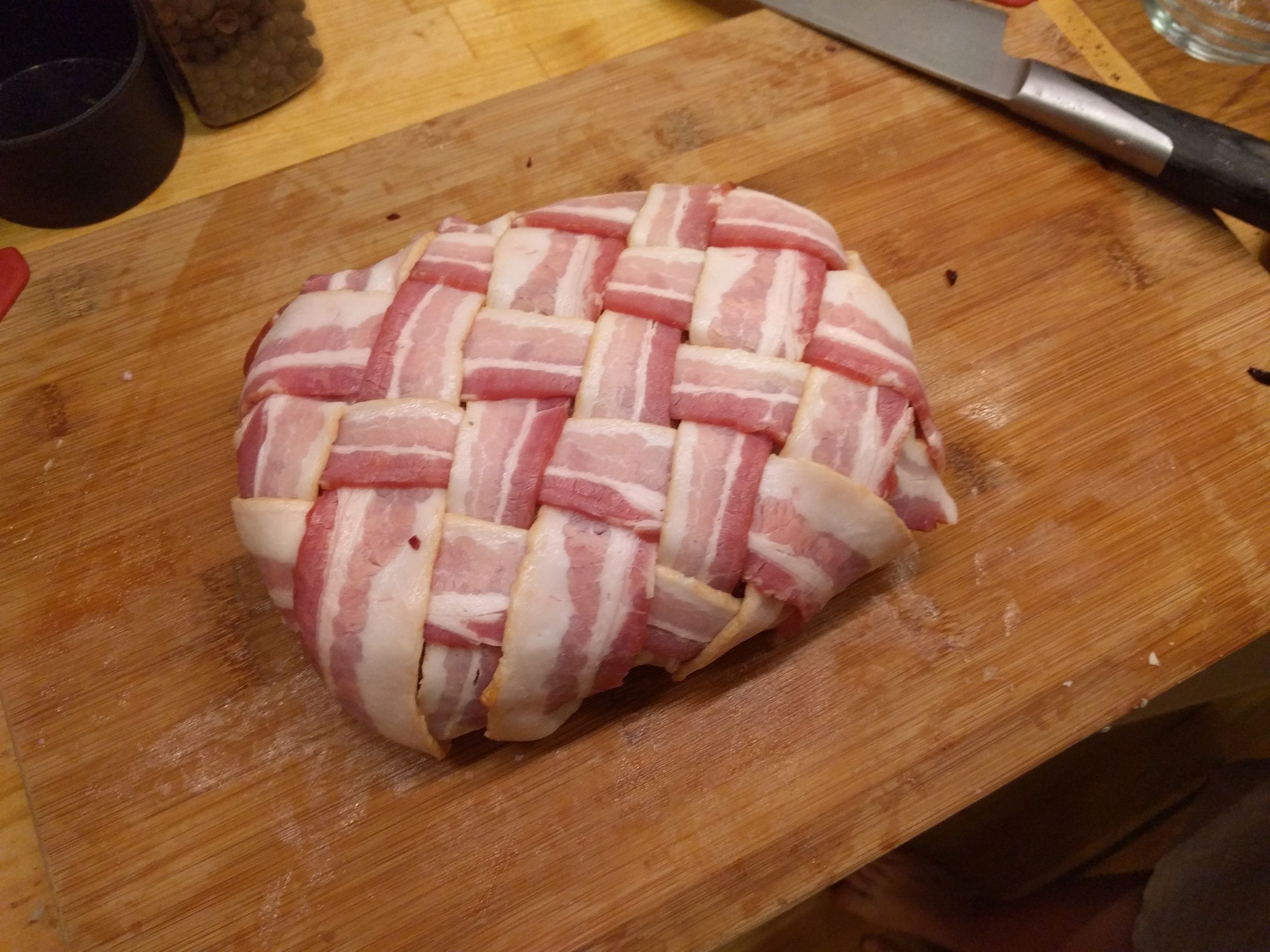 Bacon-wrapped Meatloaf (aka Meat and More Meat) : 5 Steps (with ...