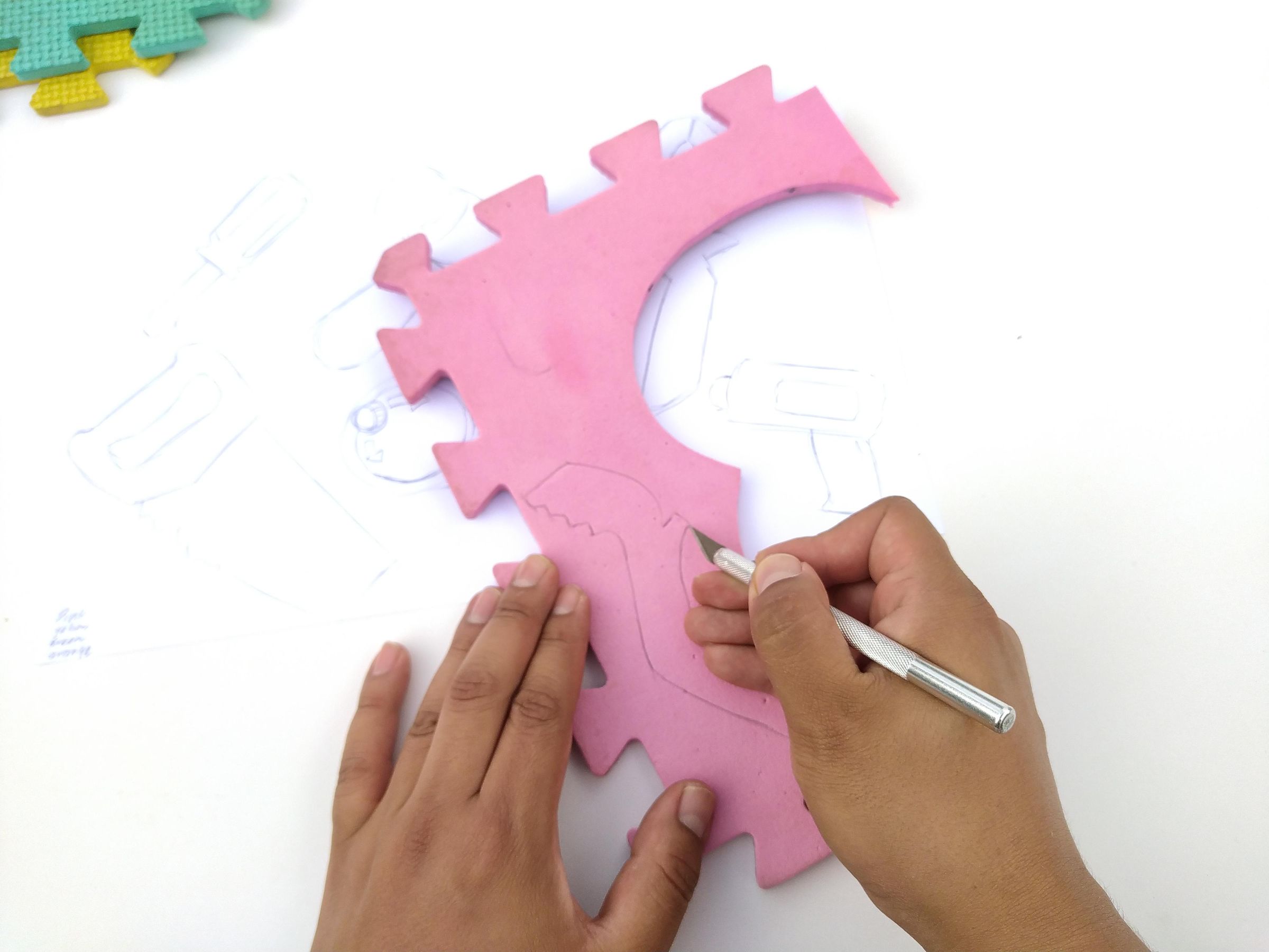 Toddler Tools Made From Baby Foam Mat : 36 Steps (with Pictures ...
