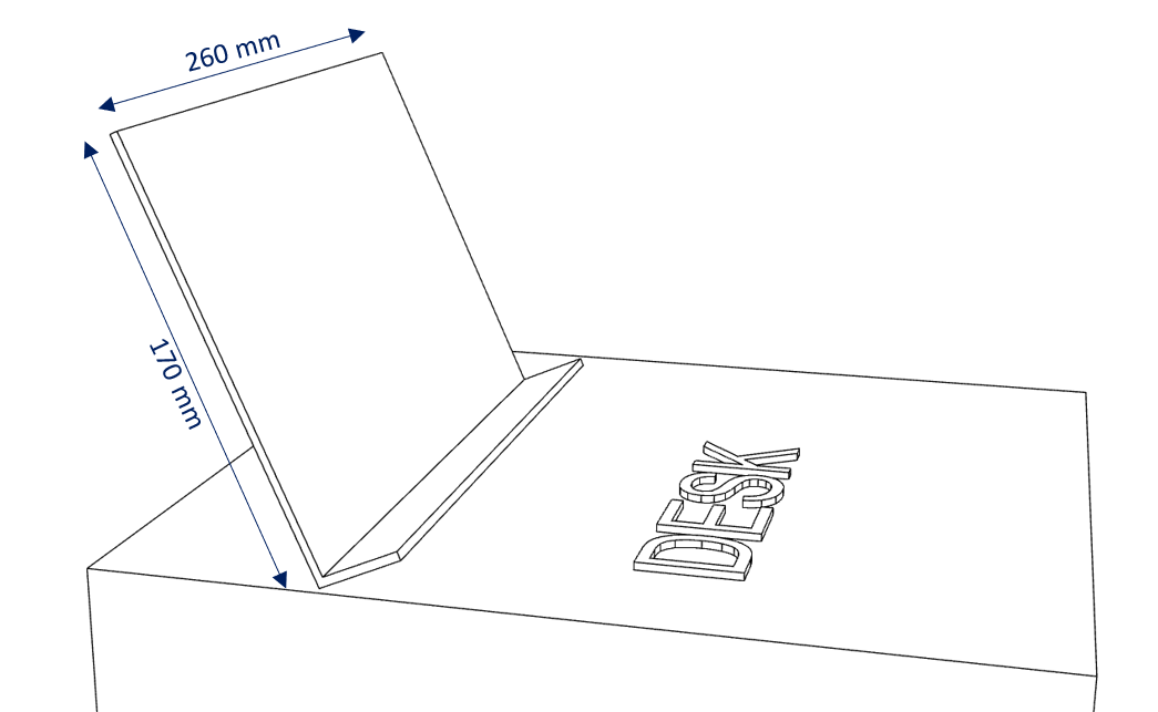 Foldable Tabletop Book Stand : 9 Steps (with Pictures) - Instructables
