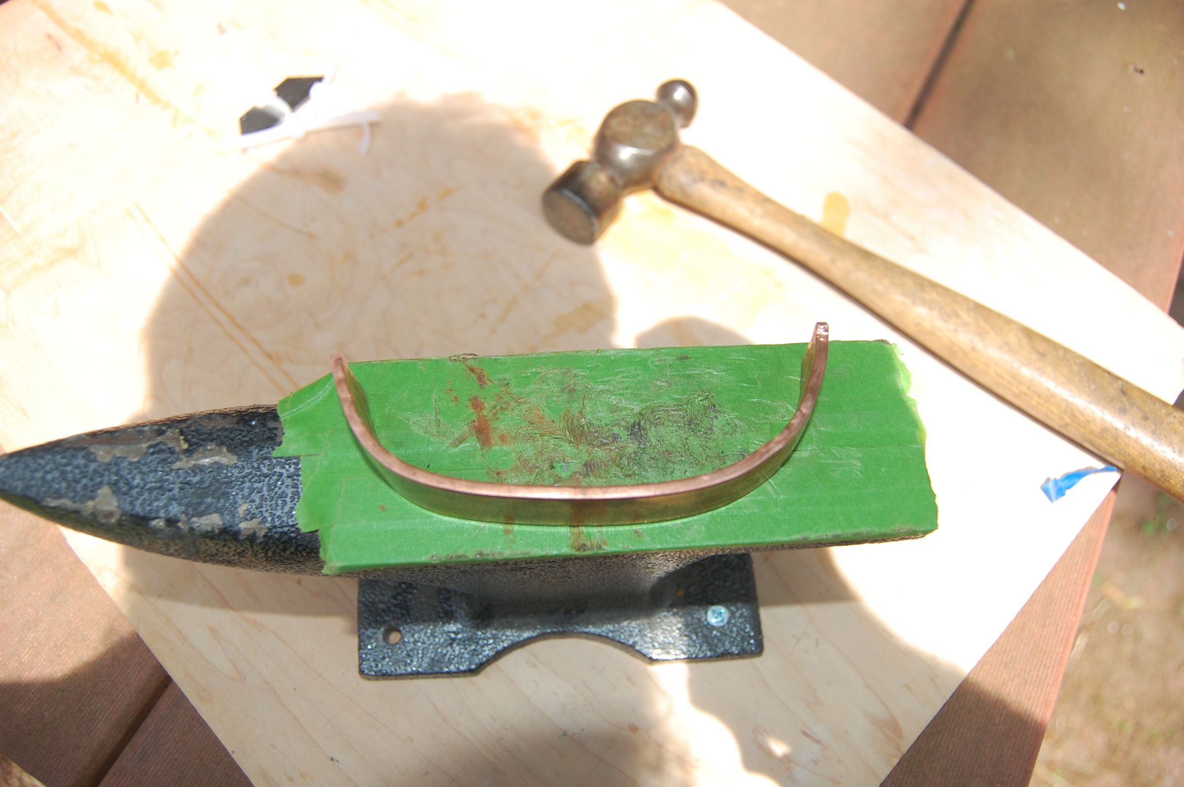 Hammered Copper Bangle : 4 Steps (with Pictures) - Instructables