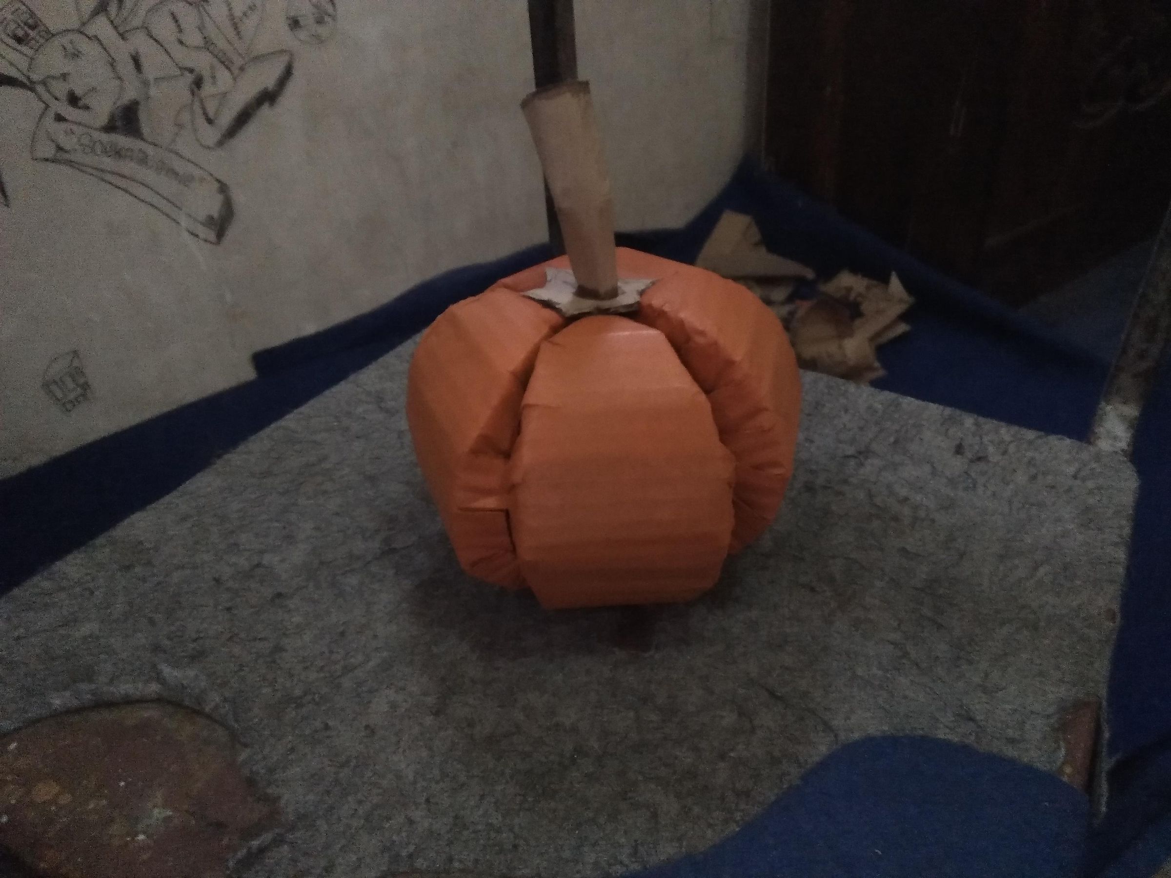 Pumpkin Made From Cardboard : 7 Steps (with Pictures) - Instructables