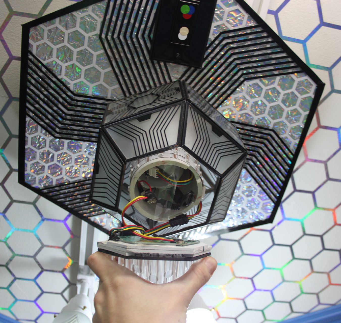 Glass Hexagon LED Pixel Fixture : 8 Steps (with Pictures) - Instructables