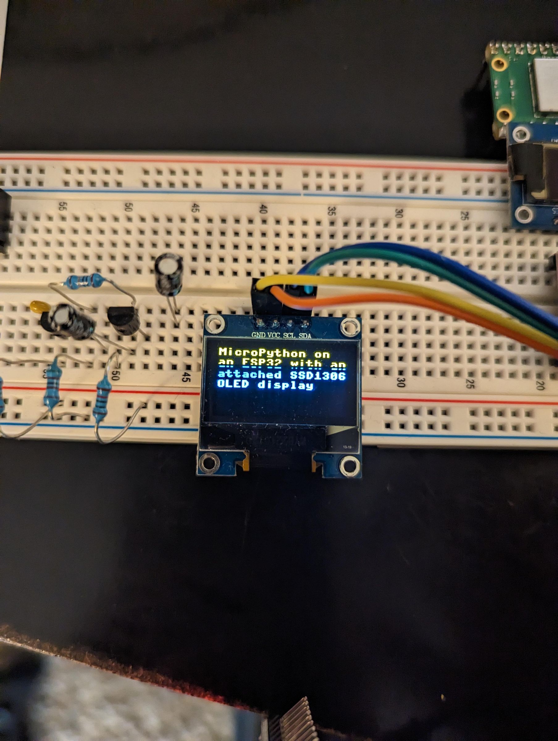 MicroPython on an ESP32 Board With Integrated SSD1306 OLED Display ...
