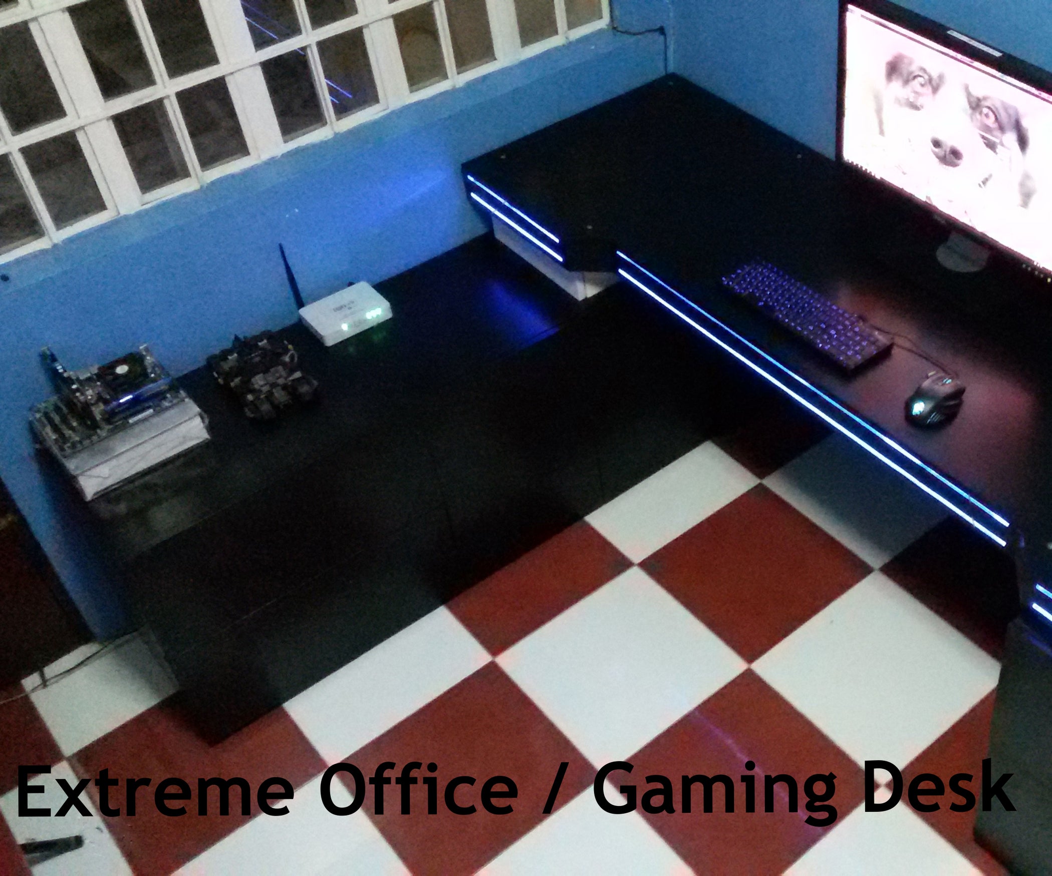 Extreme Office/Gaming Desk! : 8 Steps (with Pictures) - Instructables