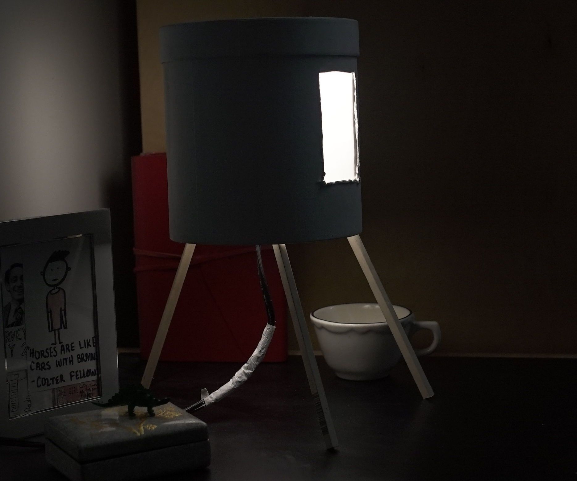The Collapsible Tripod Lamp (DIY 1$ Akari Lamp) : 12 Steps (with ...