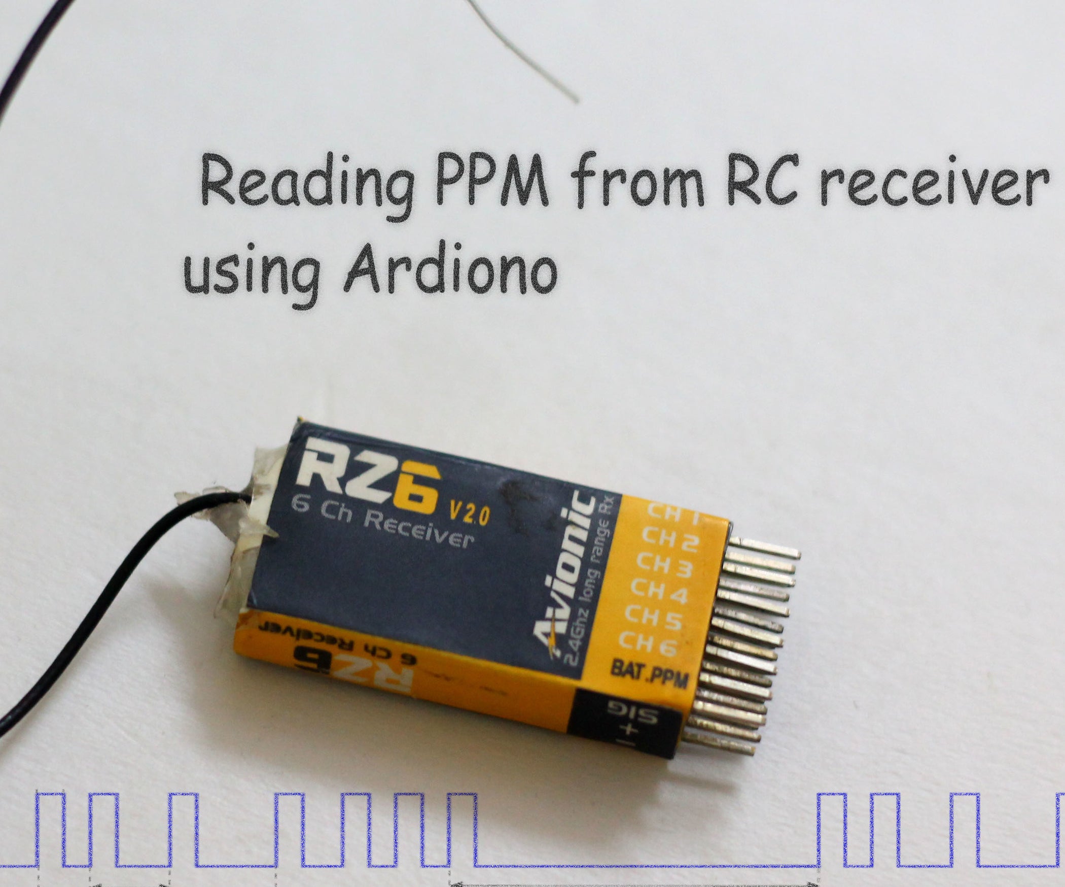 Reading Rc Receiver Ppm Signal Using Arduino 3 Steps Instructables