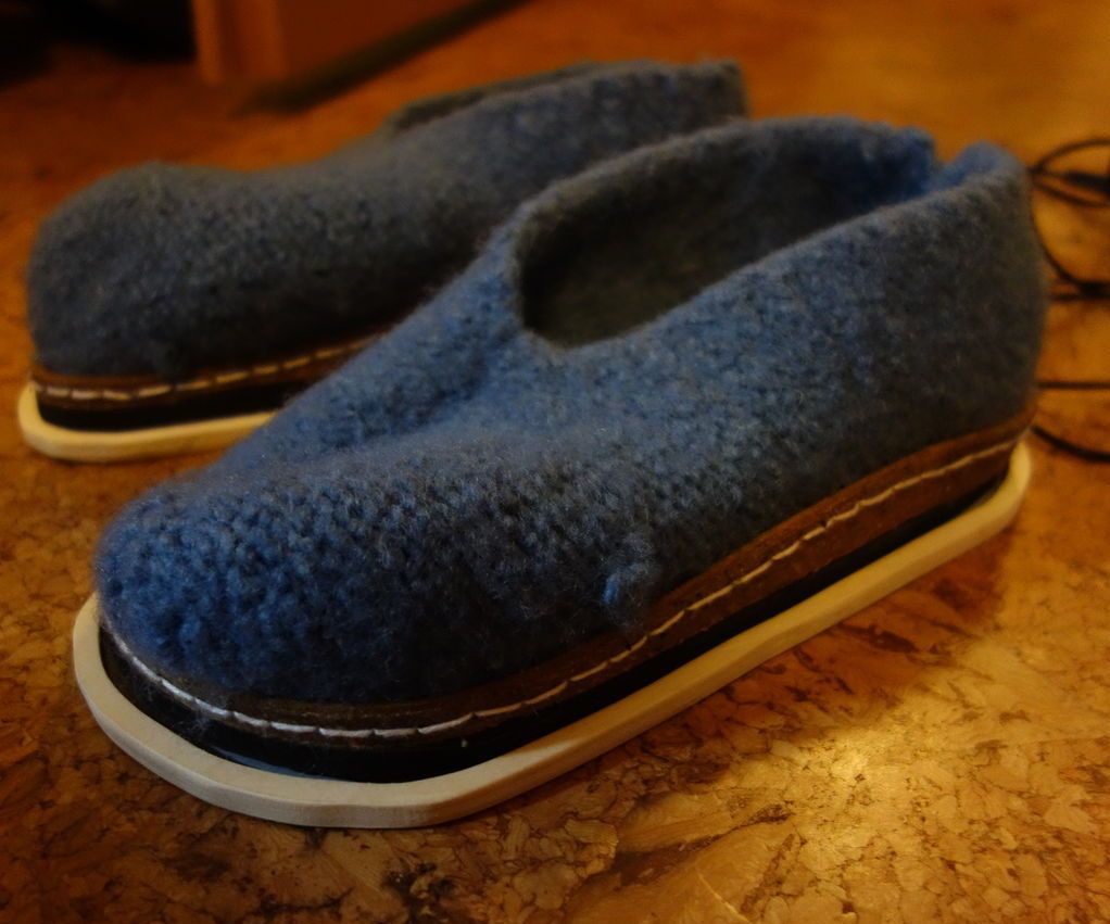 Felted Inductively Heated House Shoes : 6 Steps (with Pictures ...