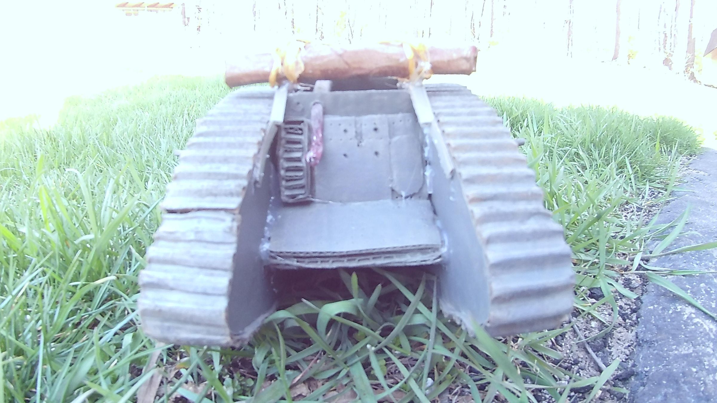 Cardboard Model Mark IV British Tank : 10 Steps (with Pictures ...