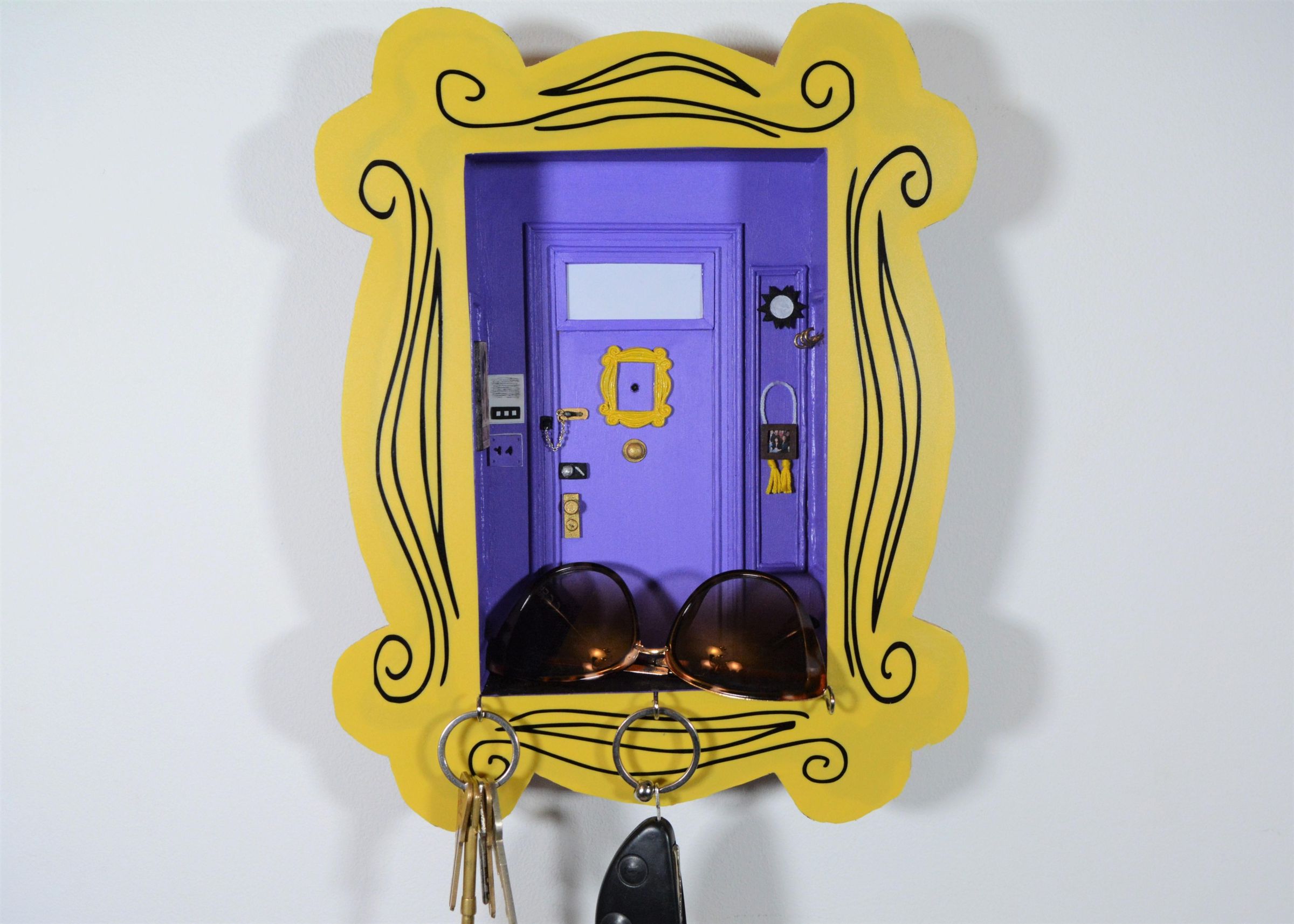 Friends Shadow Box With Hooks and a Shelf : 8 Steps (with Pictures ...
