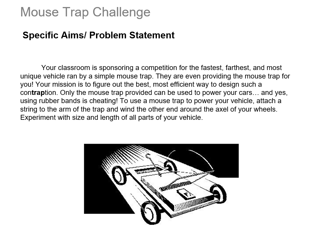 3D Printed Mouse-trap Cars : 8 Steps (with Pictures) - Instructables